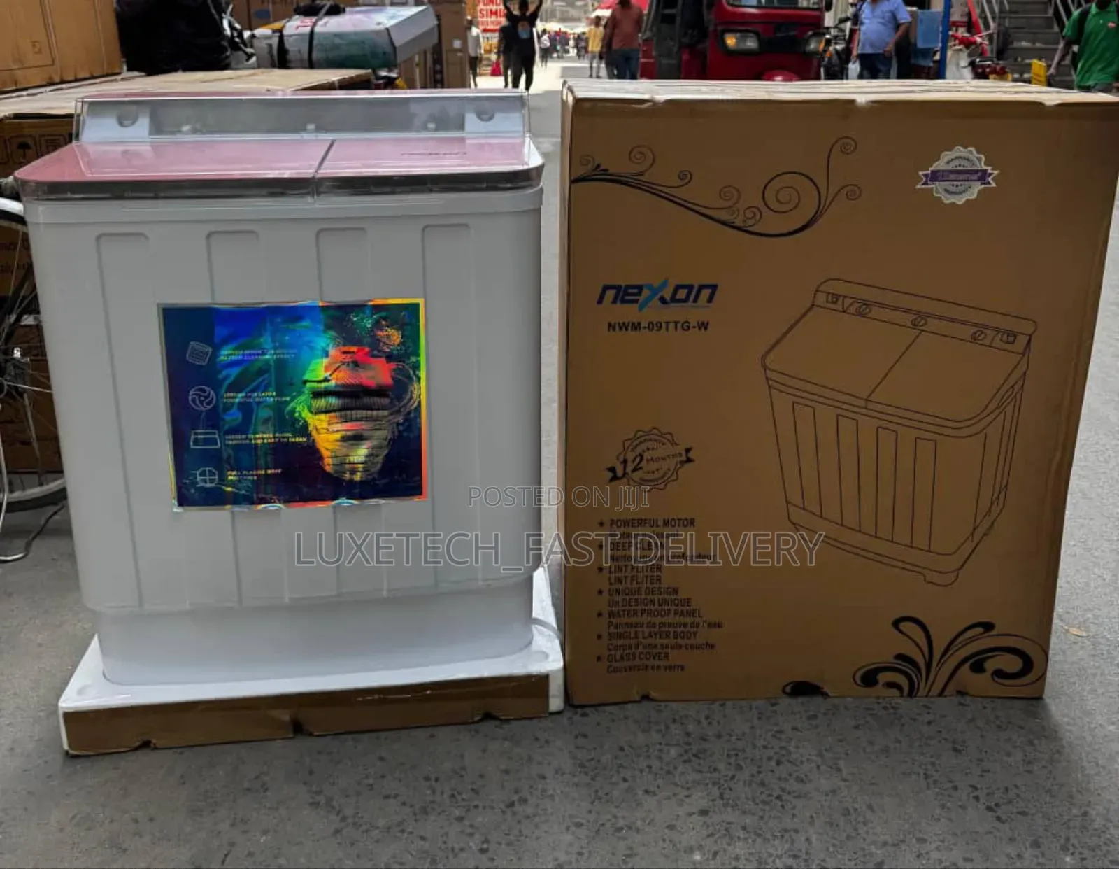 Nex Washing Machine 9kg Twin Tub kwa mauzo - LUXETECH_FAST DELIVERY Bei ...