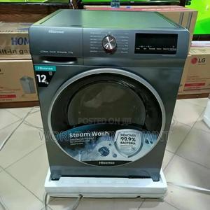 Hisense Washing Machine 12kg Auto Steam Wash Wf5s1245bb in Ilala - Home ...