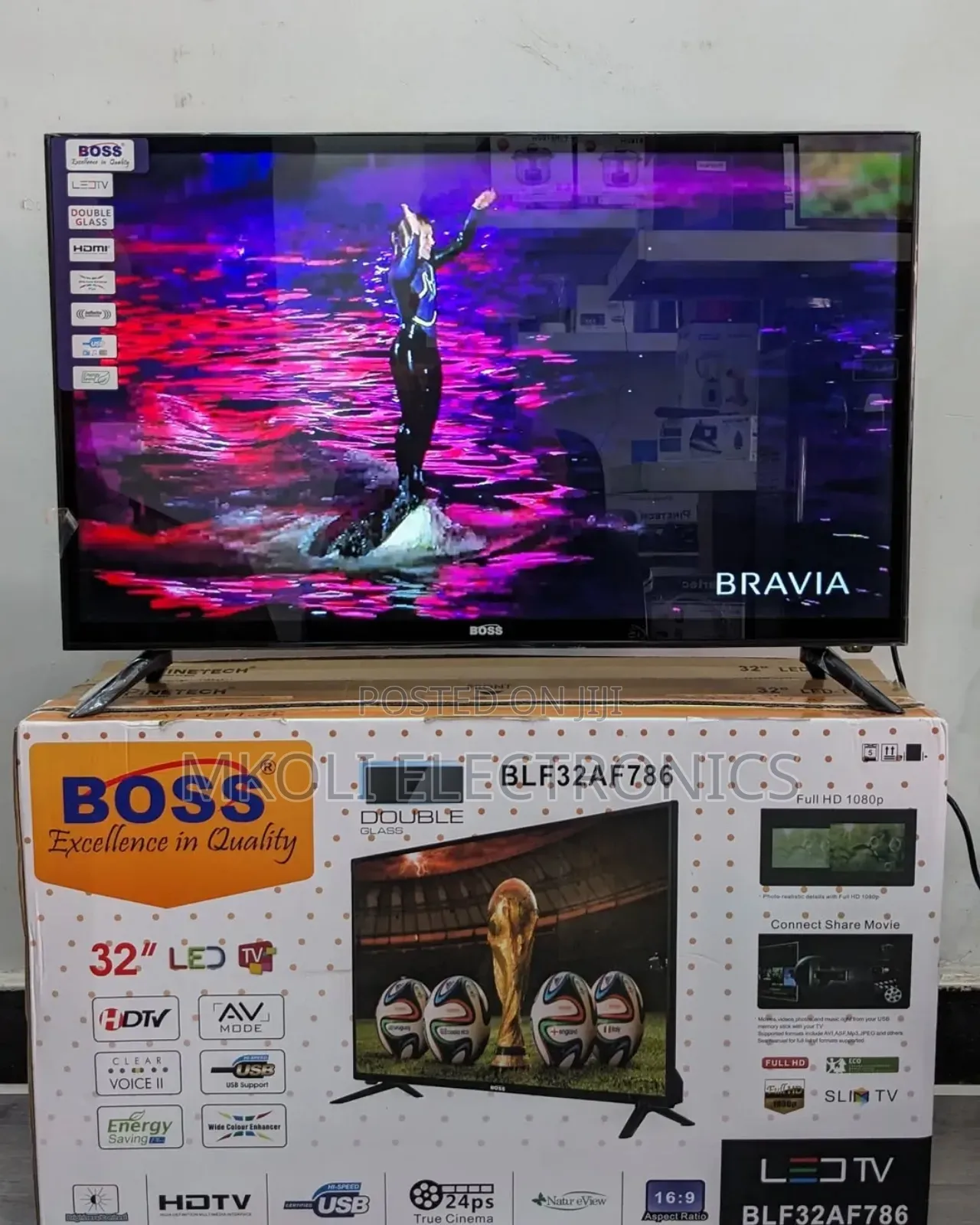 Boss Led Tv 32 Inch in Ilala - TV & DVD Equipment, Ally Hassan | Jiji.co.tz