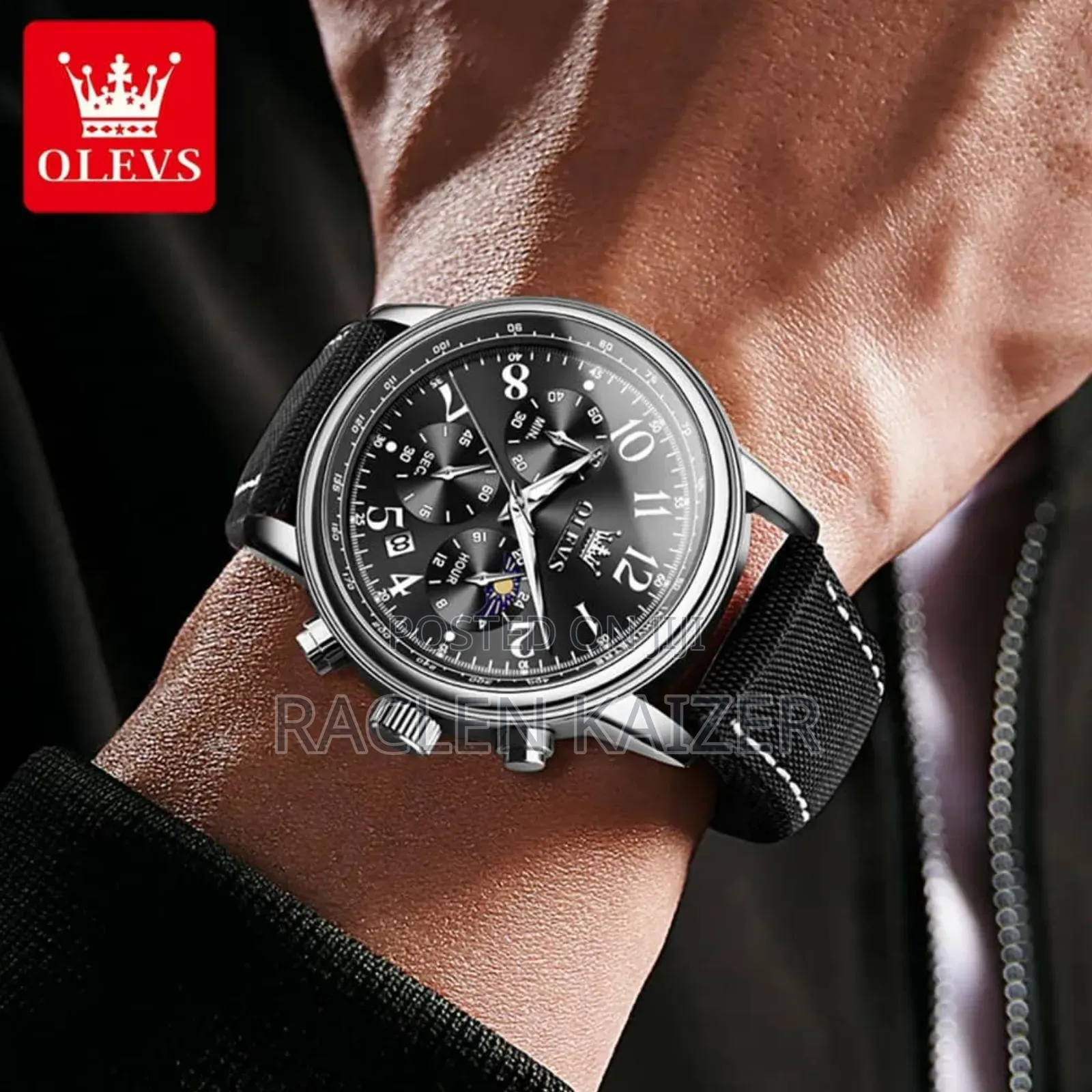 Olevs Original Watch Black in Ilala - Watches, Raclen Kaizer | Jiji.co.tz