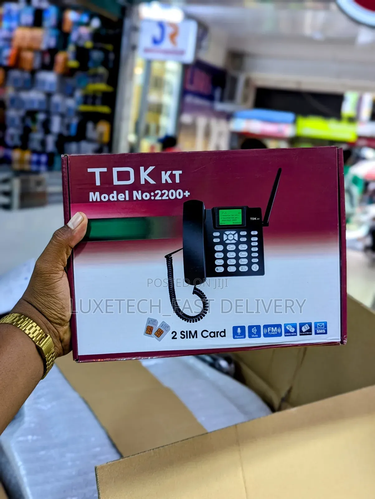 Dual Sim Landline Phone + Fm Radio + Message/Simu Ya Mezani in Ilala ...