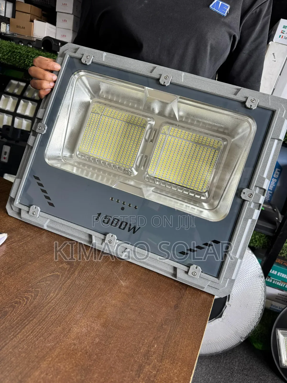 Site Ya Ujenzi? Solar Floodlight 1500w Inawaka Usiku Kuchwa in ...