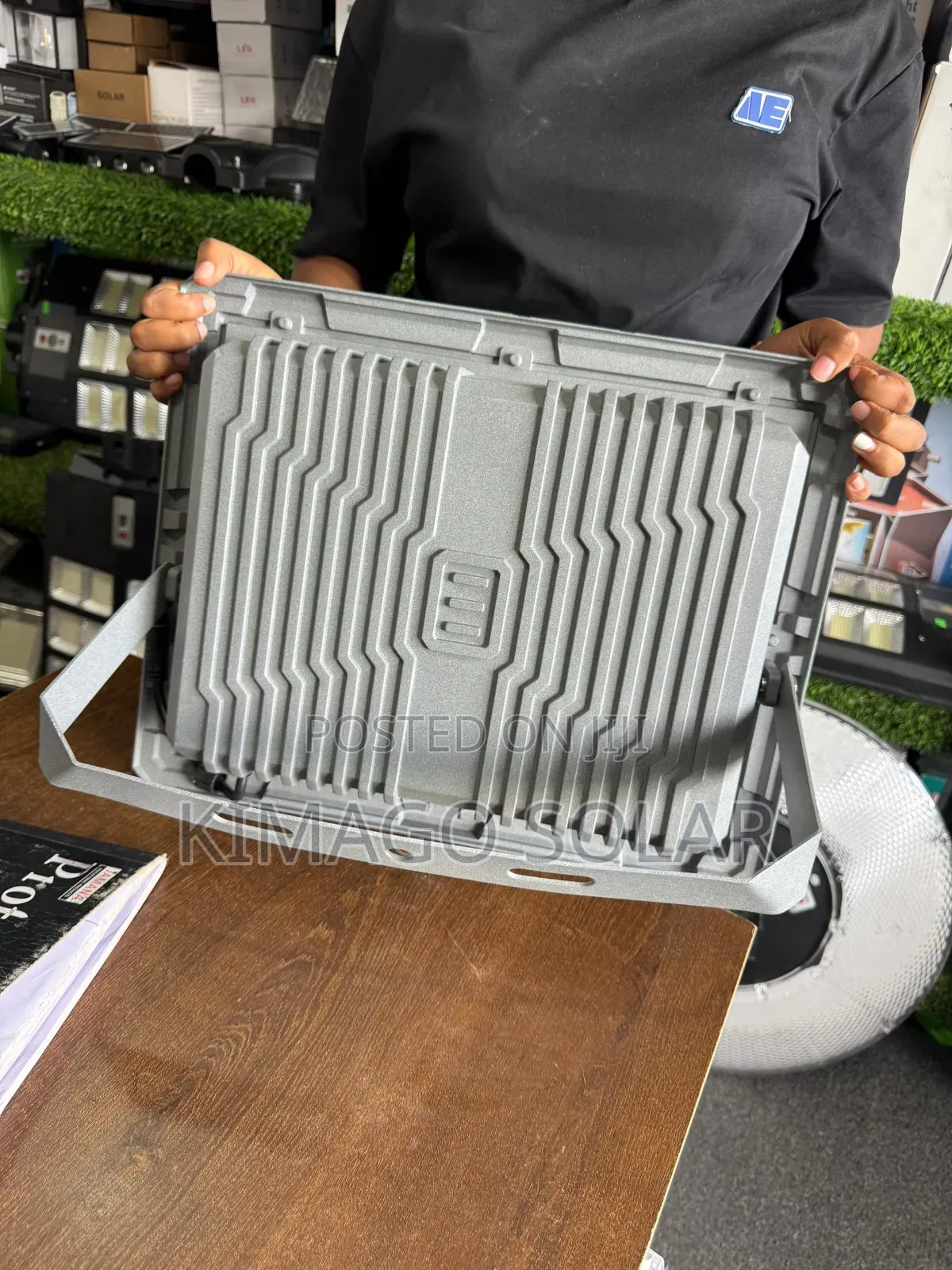 Site Ya Ujenzi? Solar Floodlight 1500w Inawaka Usiku Kuchwa in ...