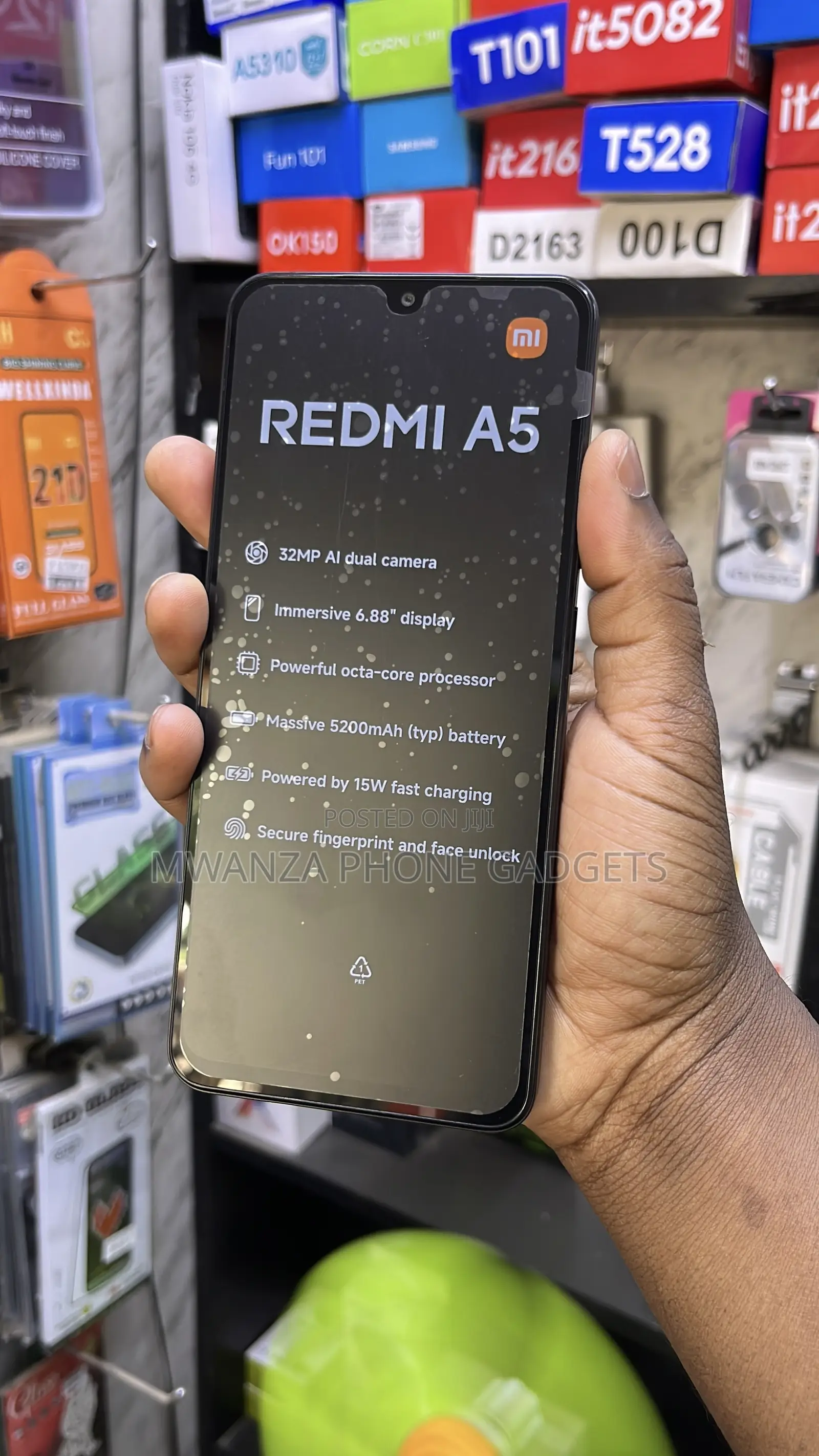 New Xiaomi Redmi A5 4G 64 GB Black for sale - Mwanza phone gadgets ...