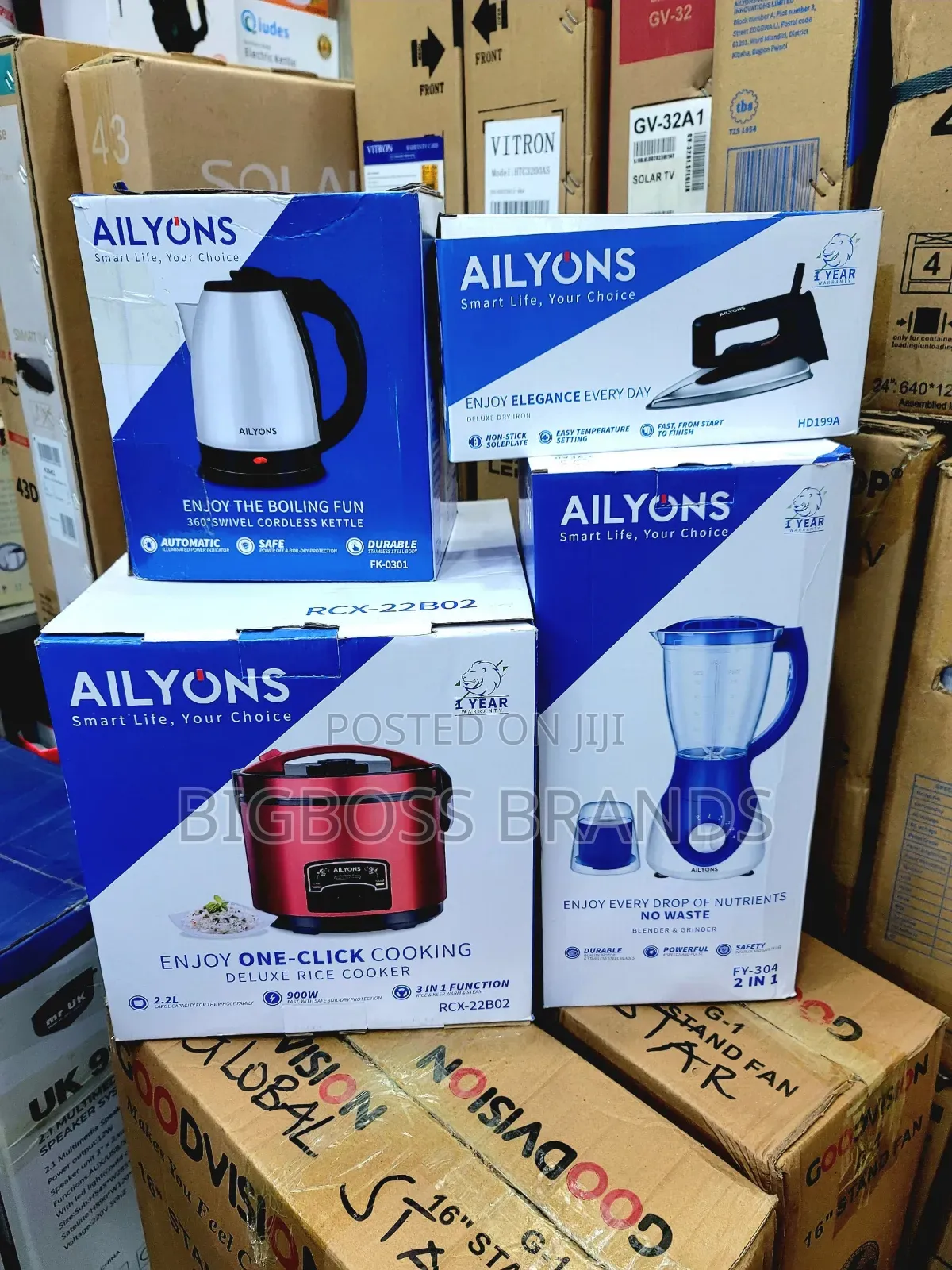Ailyons Combo Set [Kettle/Blender/Iron/Rice Cooker] in Ilala - Kitchen ...