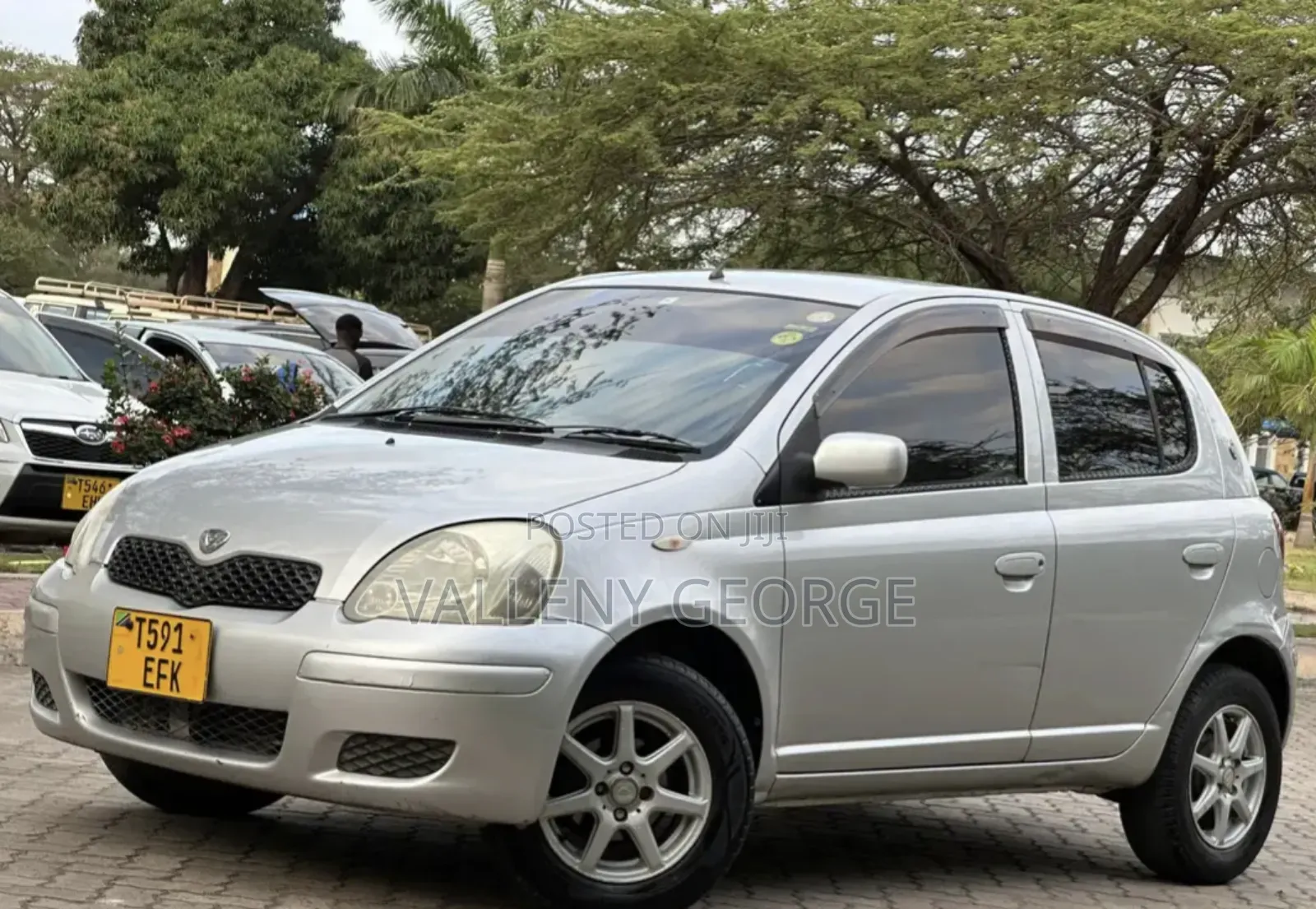 Toyota Vitz 2003 Silver in Kinondoni - Cars, Vee Auto's Tz | Jiji.co.tz