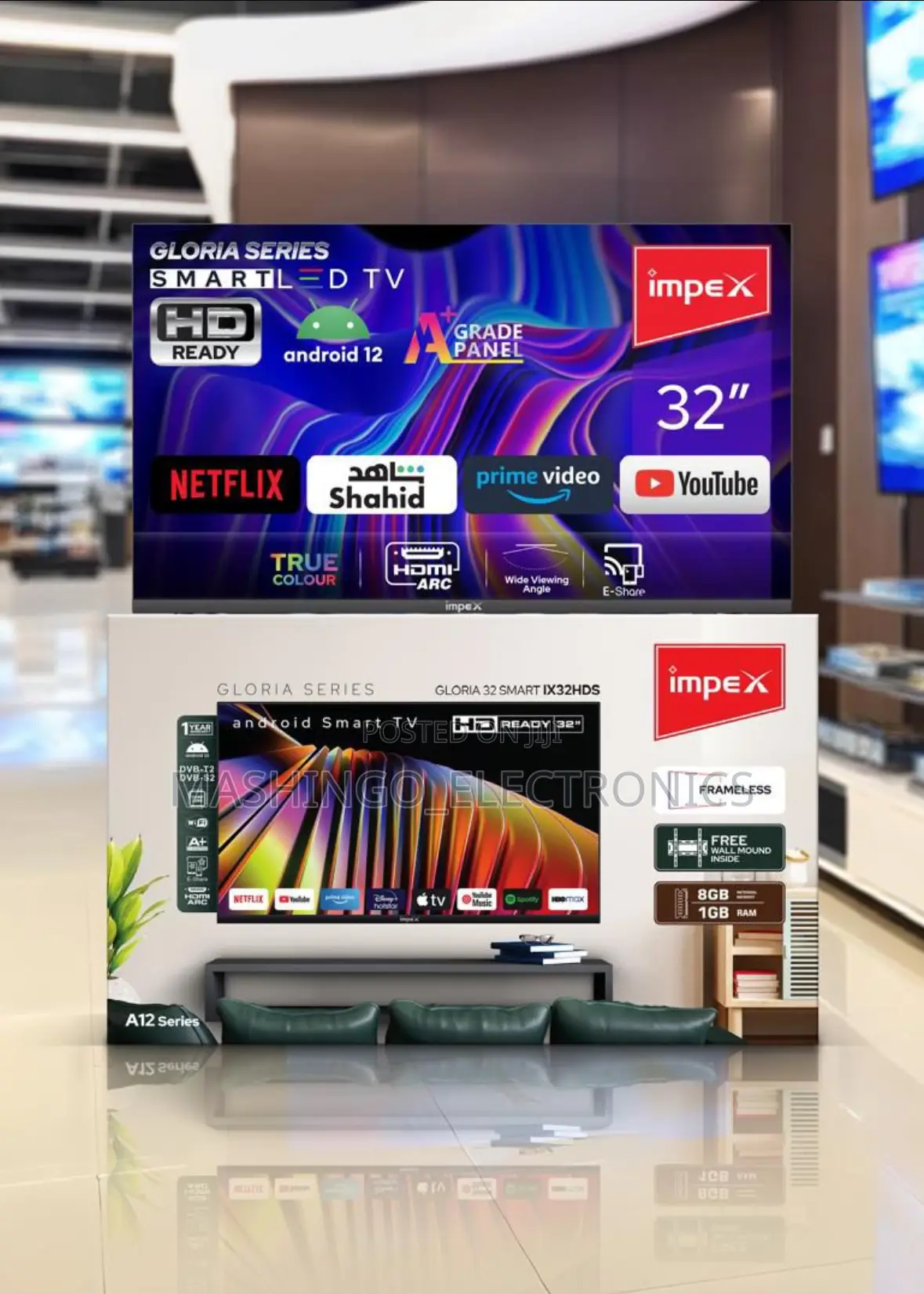 32-Inch Smart Tv Impex in Ilala - TV & DVD Equipment, Mashingo Electronics | Jiji.co.tz