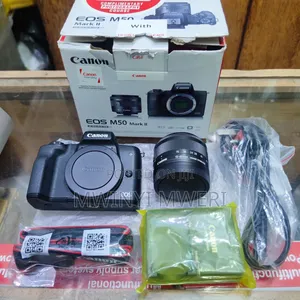 Canon Eos M50 Mark Ii Mirrorless Camera With 15-45mm Lens (Black) in Kinondoni - Photo & Video ...