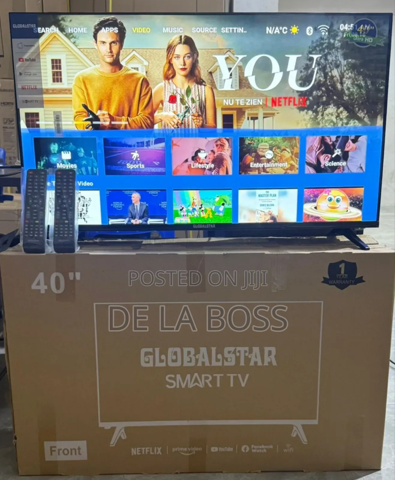 Globalstar Smart Tv 40 Inches in Ilala - TV & Video Equipment, De La ...
