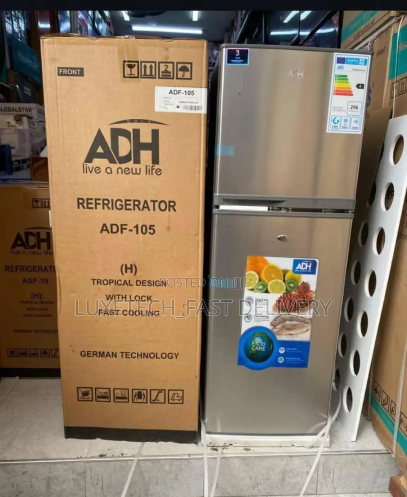 Adh Refrigerator 170 Liters Double Door Fast Cooling and Freezing in ...