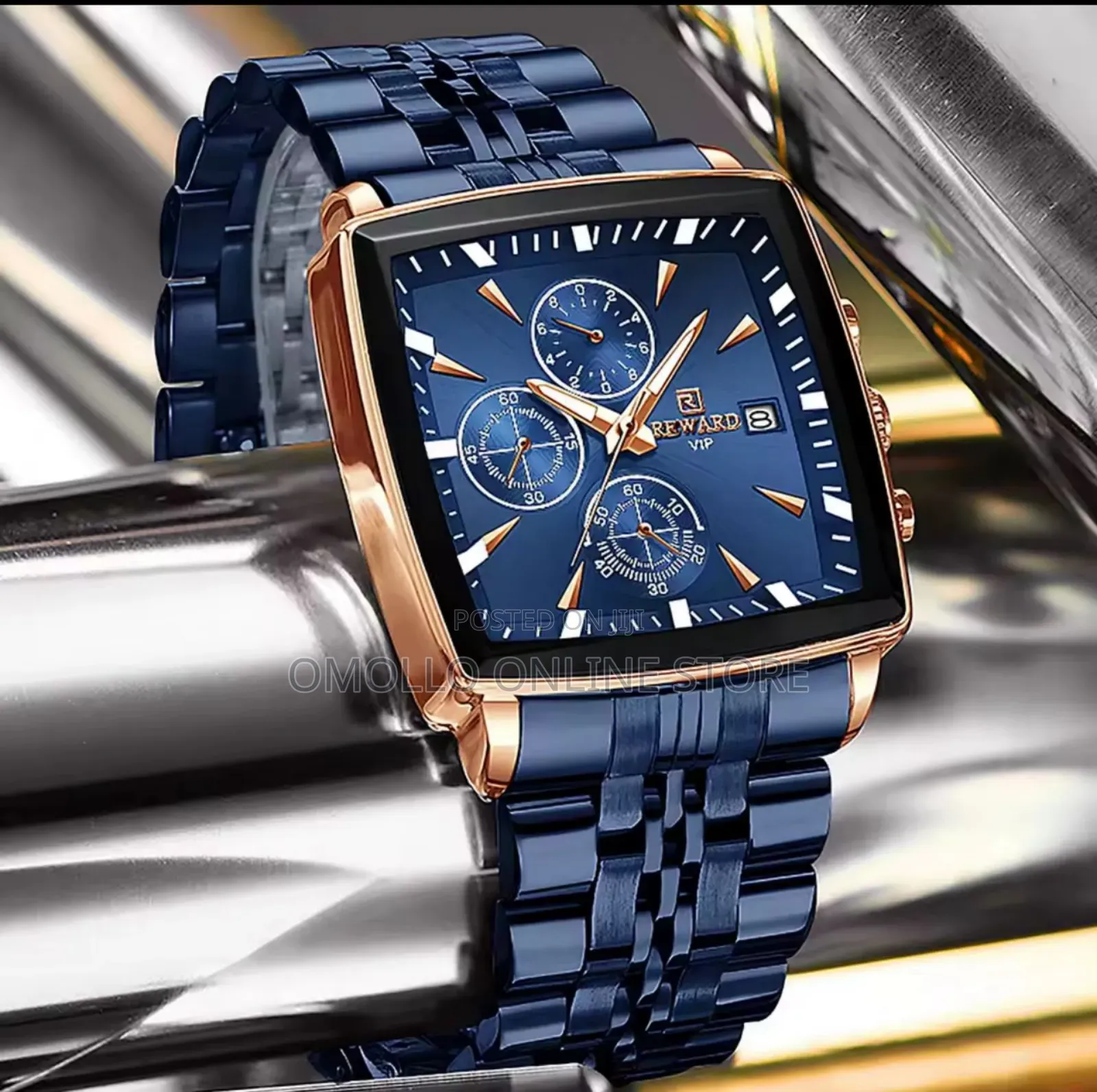 Reward Vip Watch Blue Gold in Ilala - Watches, Omollo Online Store ...
