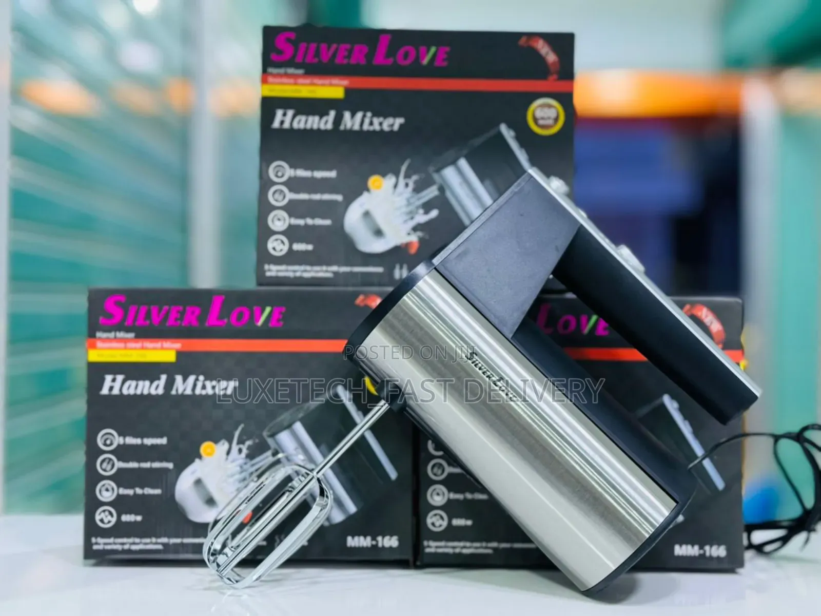 Silver Love Hand Mixer for sale - LUXETECH_FAST DELIVERY Price: TSh ...