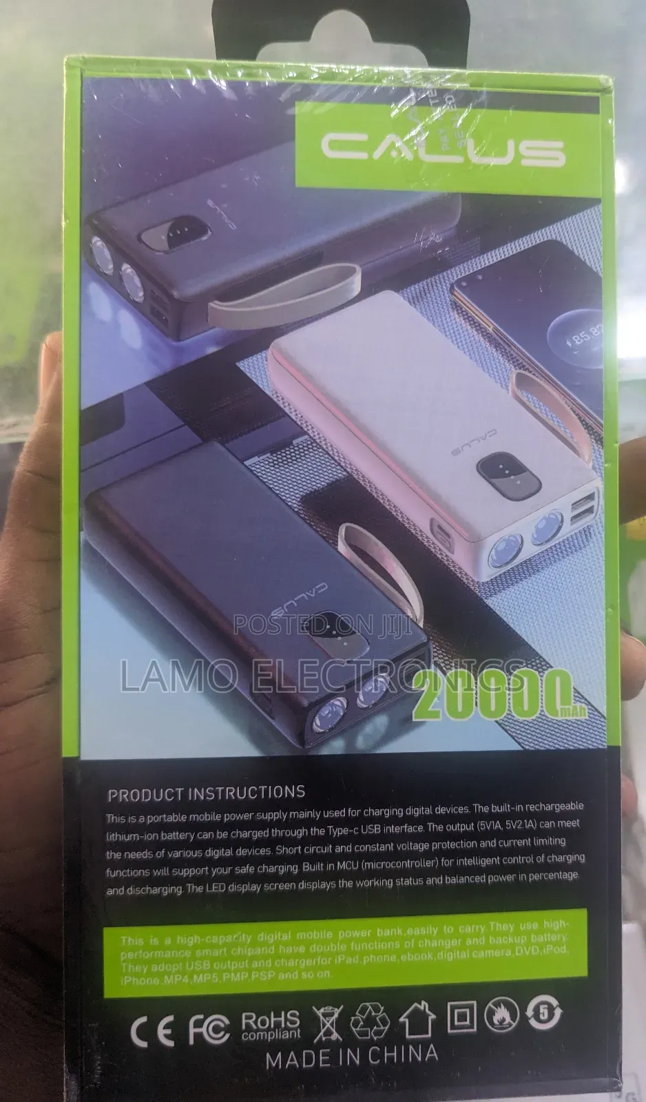Calus P-269 20000mah Power Bank in Ilala - Accessories for Phones ...