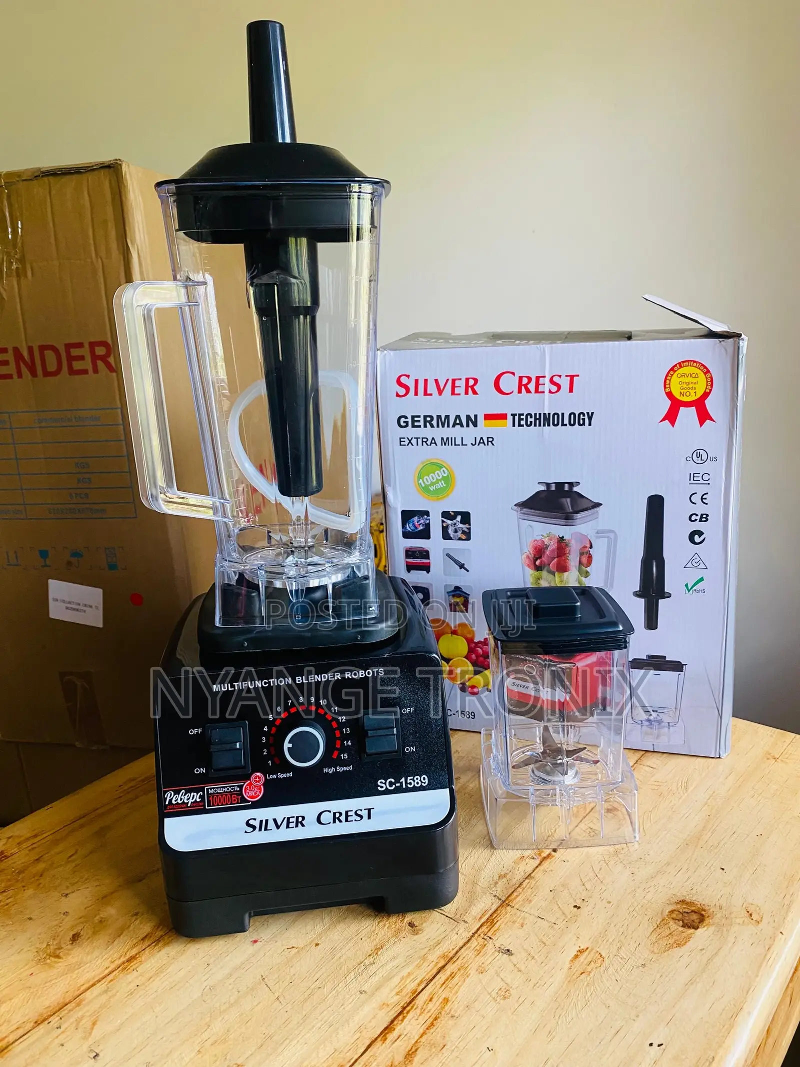 Silver Crest Heavy Duty Blender Watt 10,000 Jagi Mbili Lita 2.5 in ...