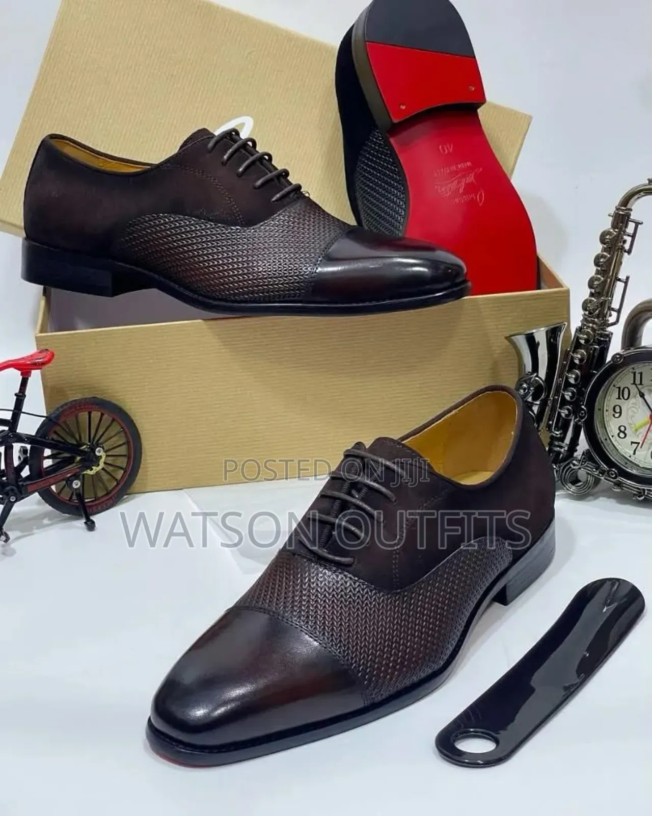 Moka or Mocca Shoes Very Very Official and Classic With Lv Brand in ...