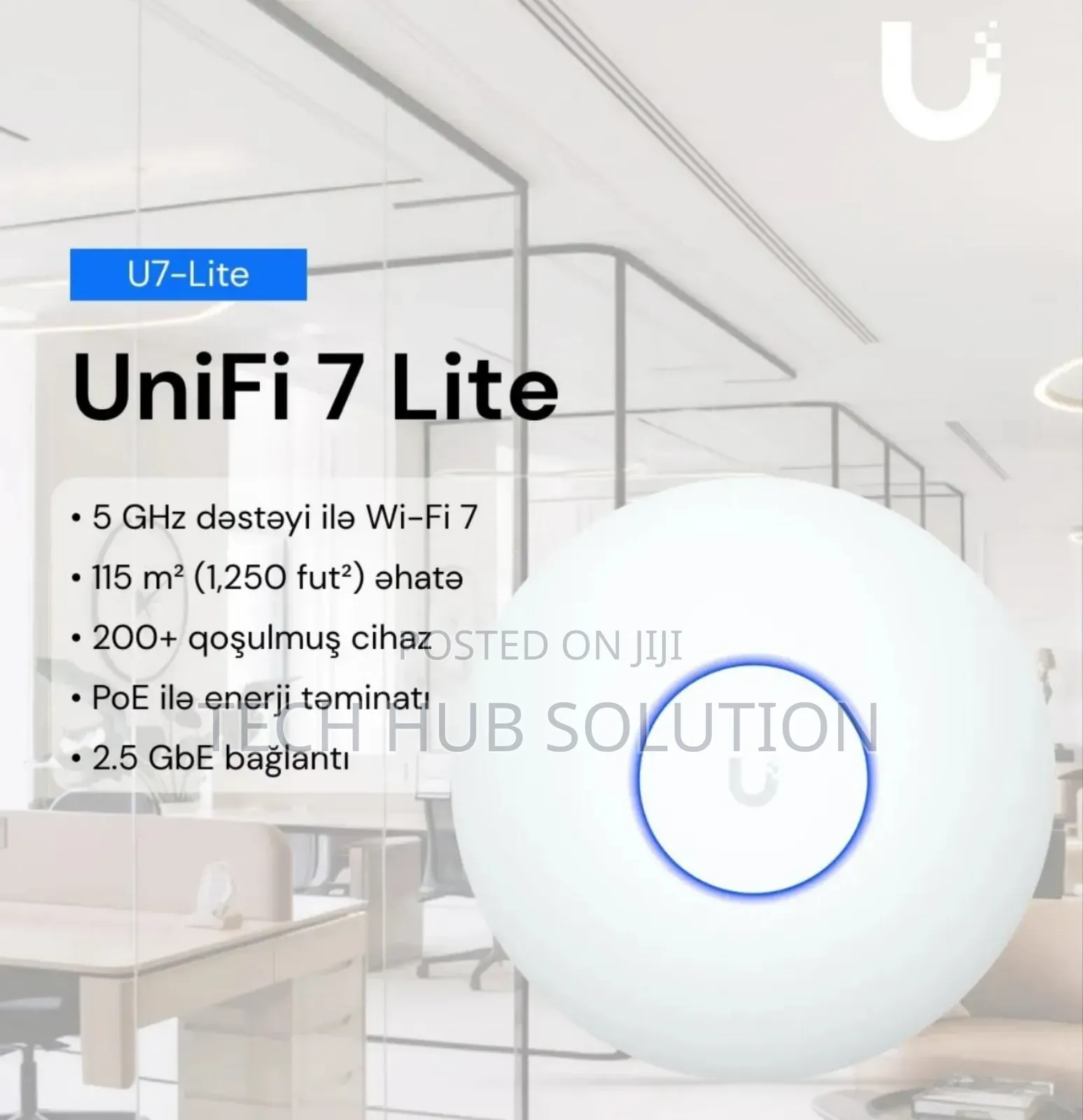 Unifi U7 Lite Access Point in Ilala - Networking Products, Techhub Solution | Jiji.co.tz