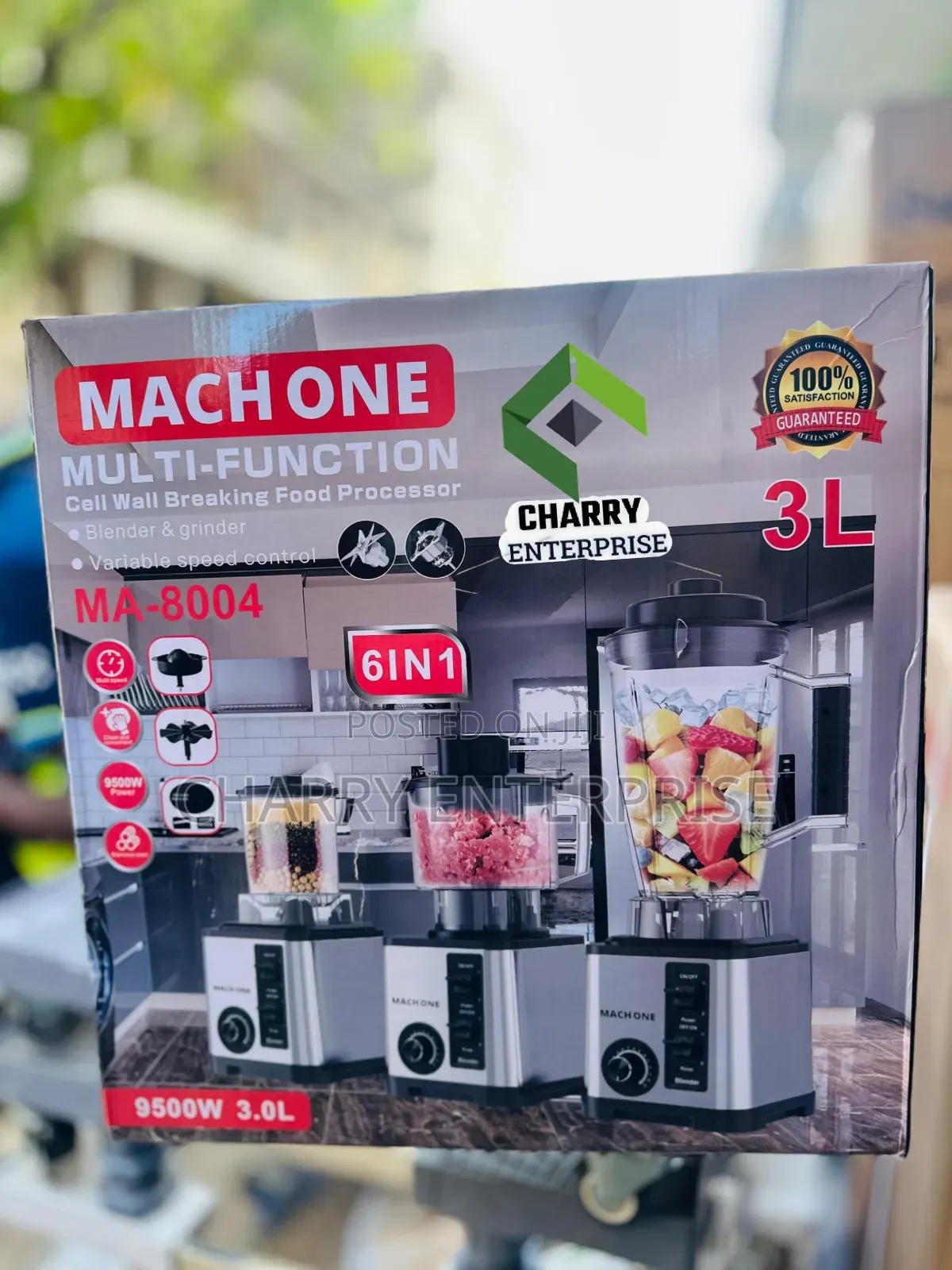 Mach One Heavy Duty Multifunction Blender 3l Food Processor 9500w in ...