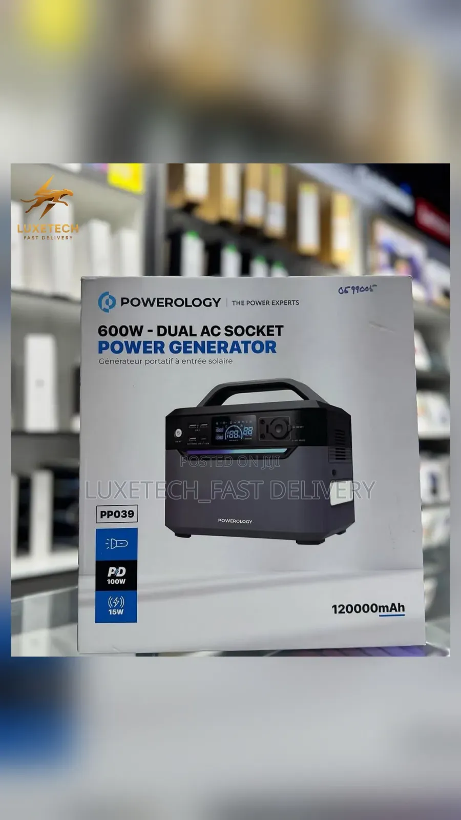 Powerology 120000mah 600w Dual Ac Socket Power Generator in Ilala ...