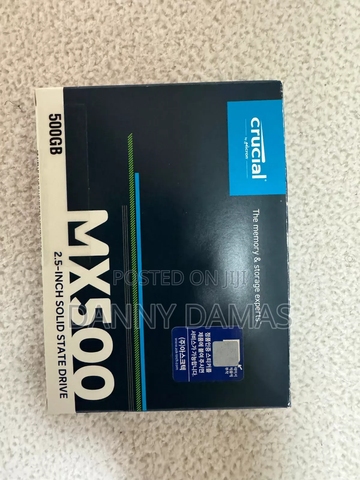 Crucial Mx500 SSD in Ilala - Computer Hardware, Danny Damas | Jiji.co.tz