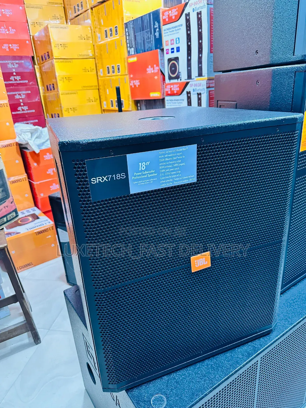 JBL 18” Subwoofer (Srx718s) – Heavy Duty Passive Bass Speaker in Ilala ...