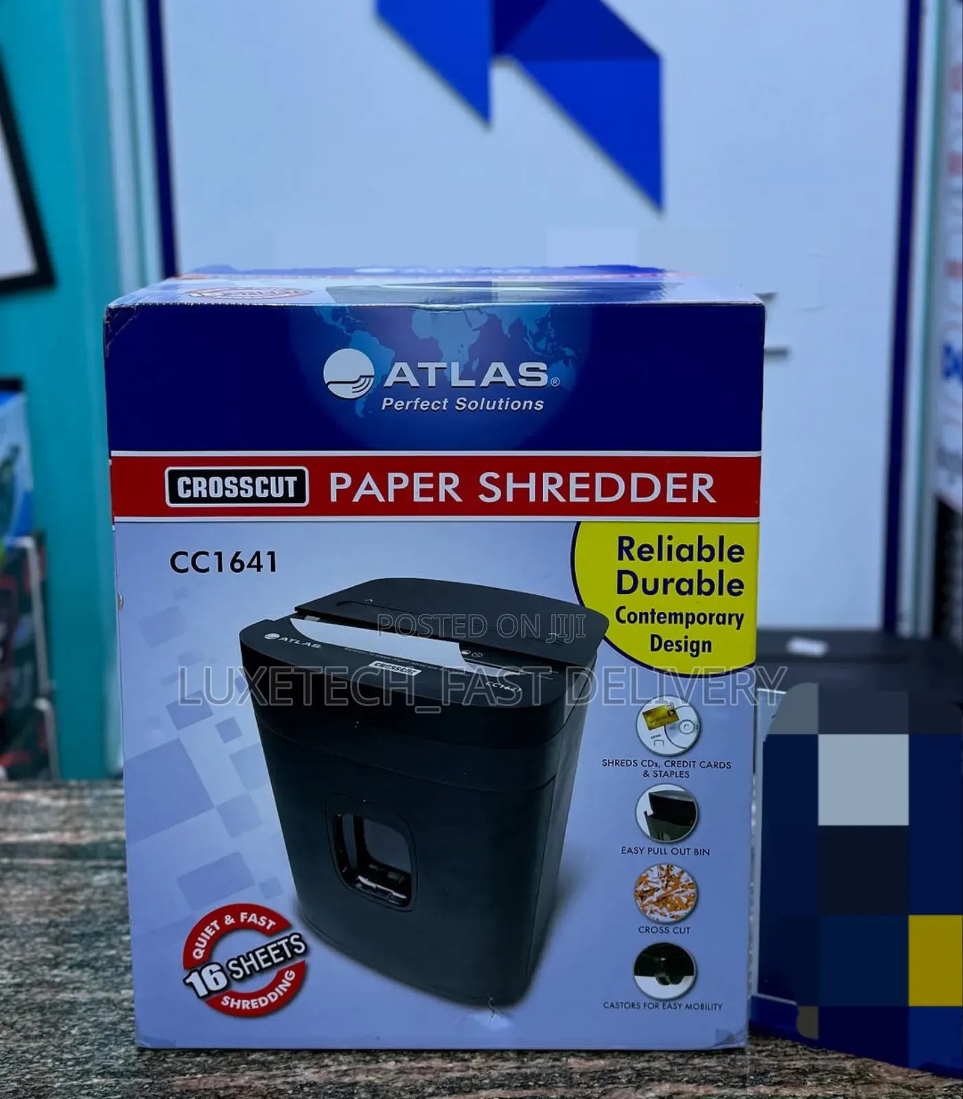 Atlas Cc1641 Crosscut Paper Shredder - Secure Document Disposal in ...