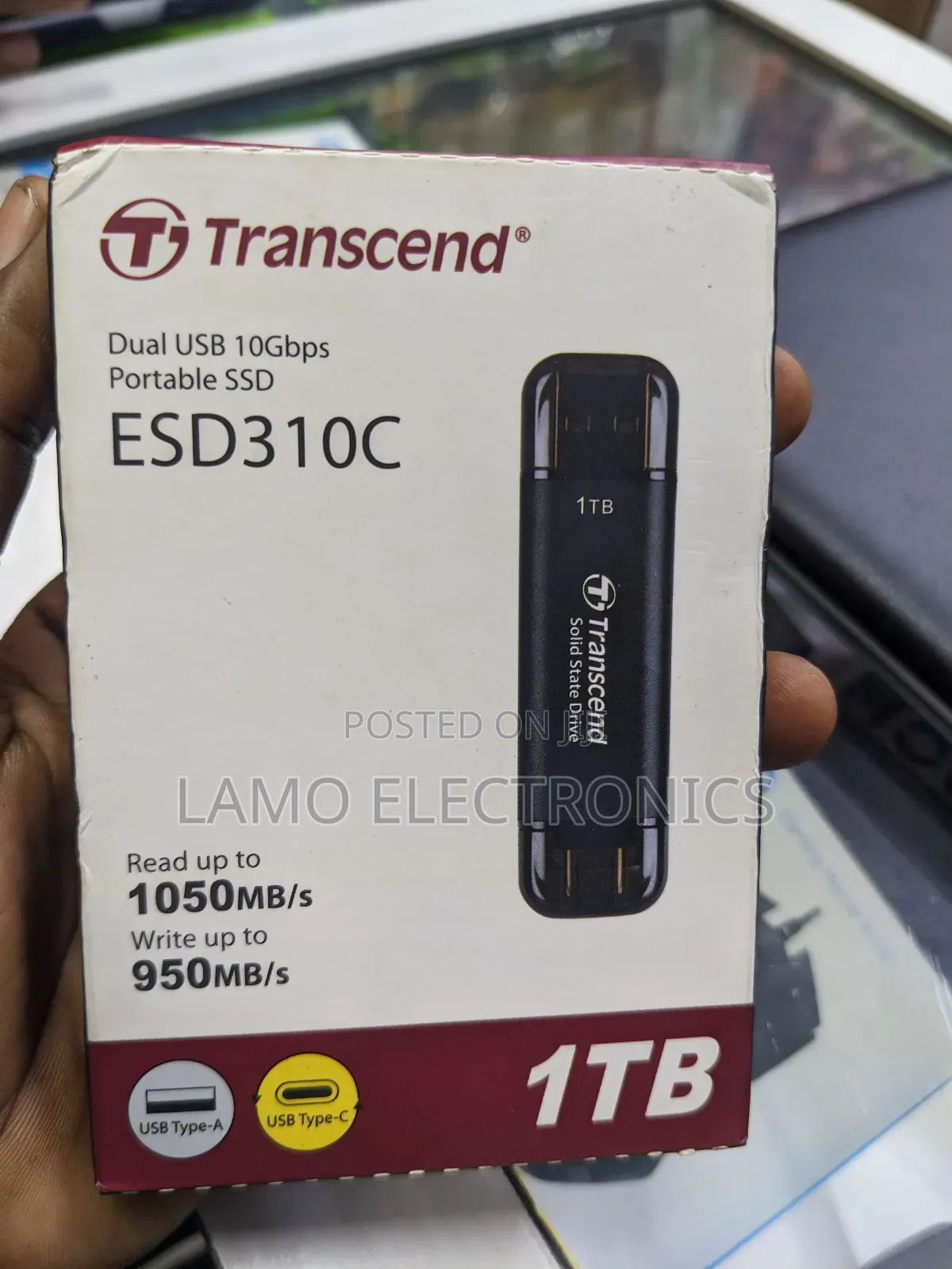 Transcend Esd310c Dual Usb 10gbps 1tb Portable SSD Flash Drive in Ilala ...