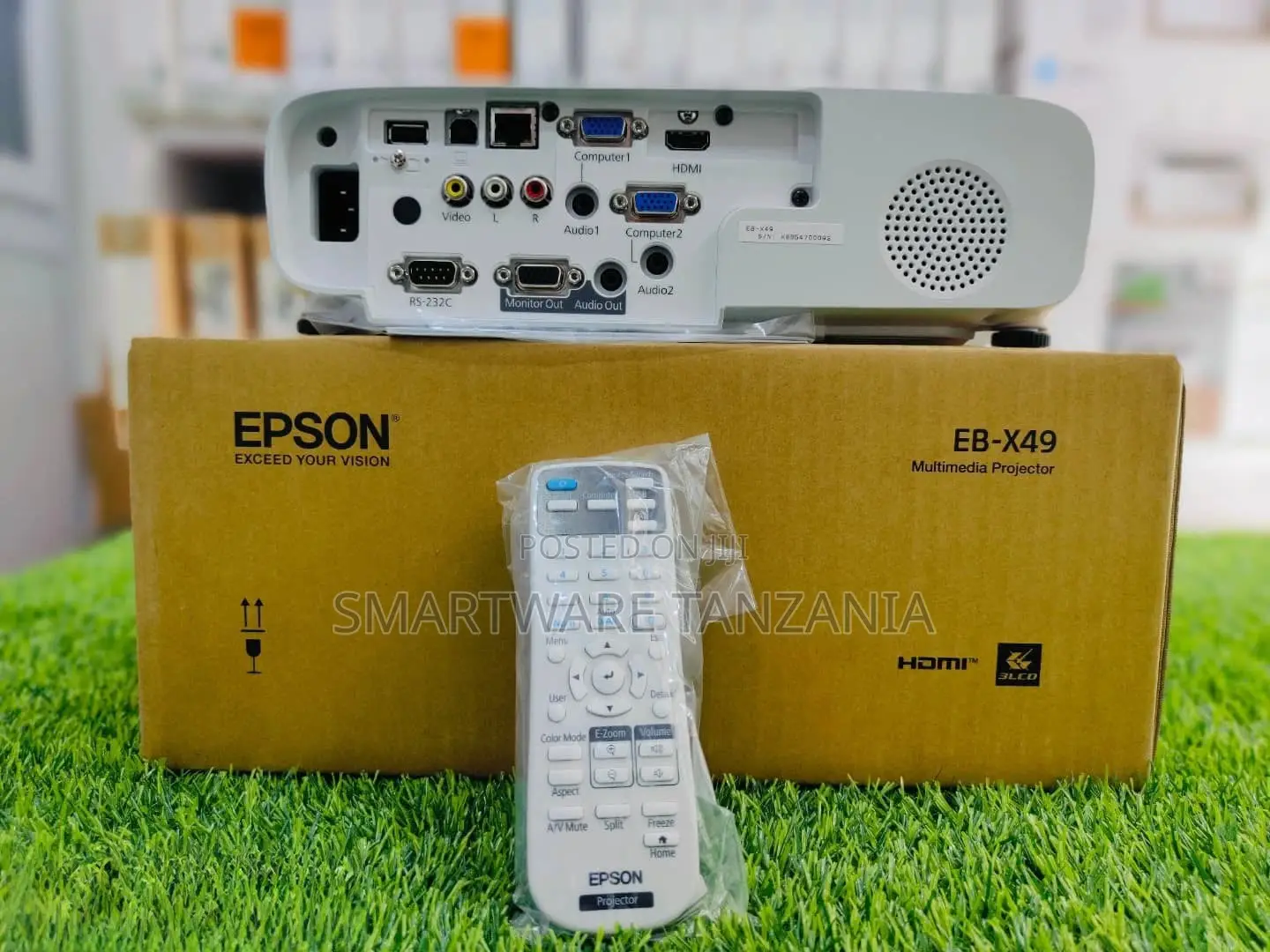 Portable Epson Eb-X49 Projector: 3600 Lumens, Xga, Long Lamp Life in Kinondoni - Lighting ...
