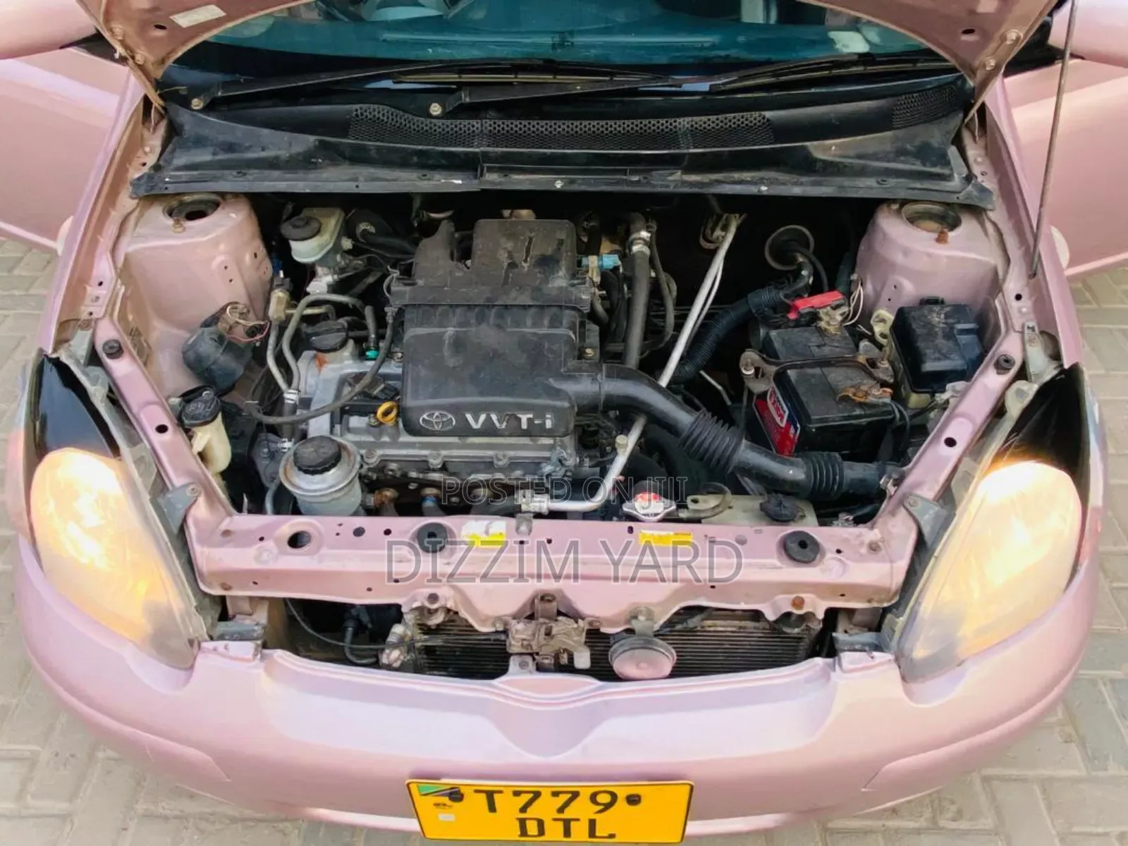 Toyota Vitz 2002 Pink in Kinondoni - Cars, Dizzim Digital Yard | Jiji.co.tz