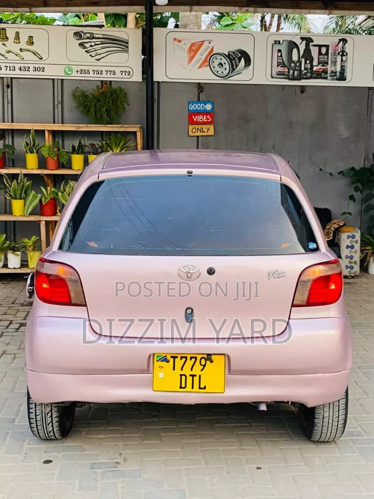 Toyota Vitz 2002 Pink in Kinondoni - Cars, Dizzim Digital Yard | Jiji.co.tz
