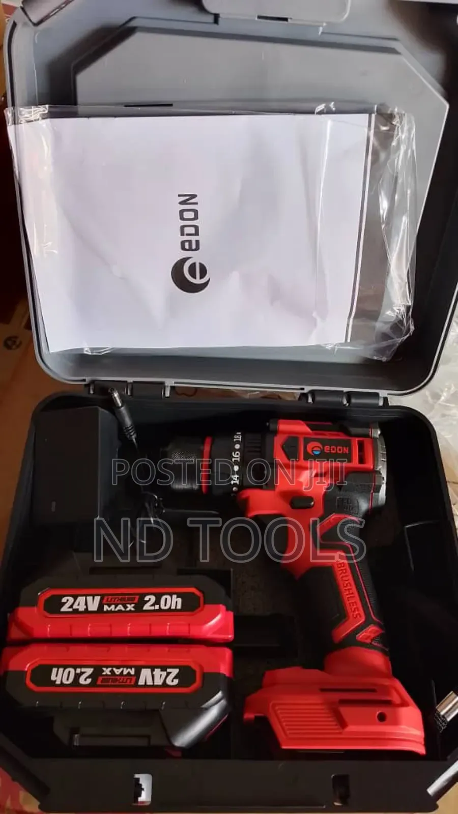 Cordless Driver Drill – Edon Ad-24bl (10mm, Brushless, 24v) in Ilala ...