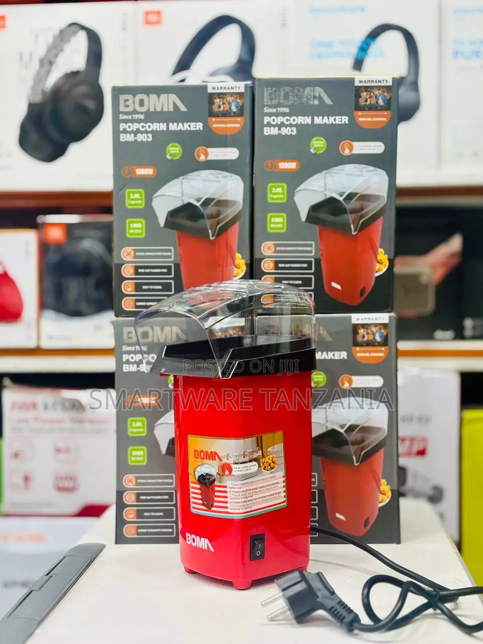 Boma 1200w Popcorn Machine Bm-903 - Fast, Easy Clean, 180s Ready in ...