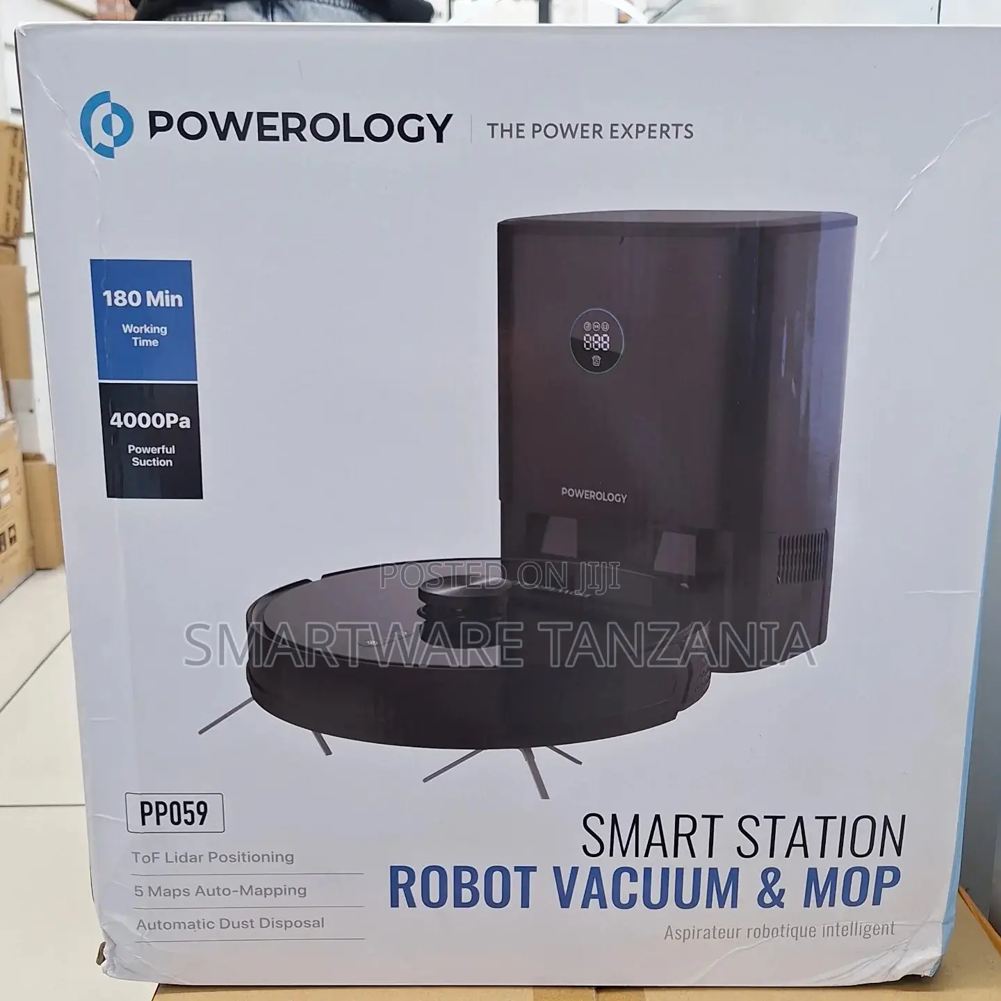 Powerology Smart Station Robot Vacuum Mop Vacuuming and Mopping in Kinondoni - Home Accessories ...