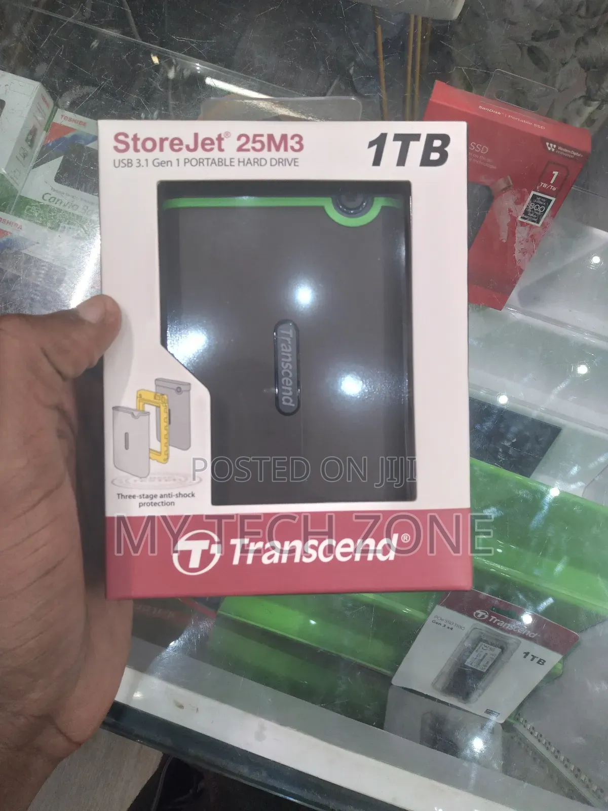 1tb External Hard Drive Transcend Store Jet 25h3 in Ilala - Computer Hardware, My Tech Zone ...