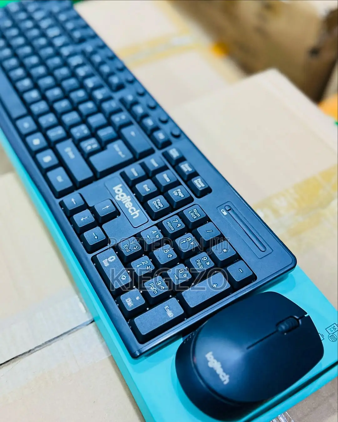 Logitech Wireless Keyboard + Mouse Combo for sale - Kiegezo Price: TSh ...