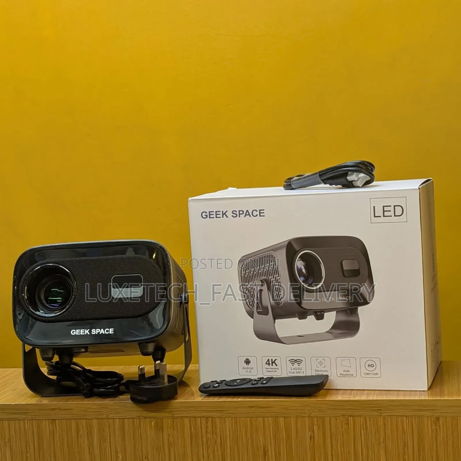 Geek Space A10 Smart Android Projector in Ilala - TV & DVD Equipment, Luxetech Fast Delivery ...