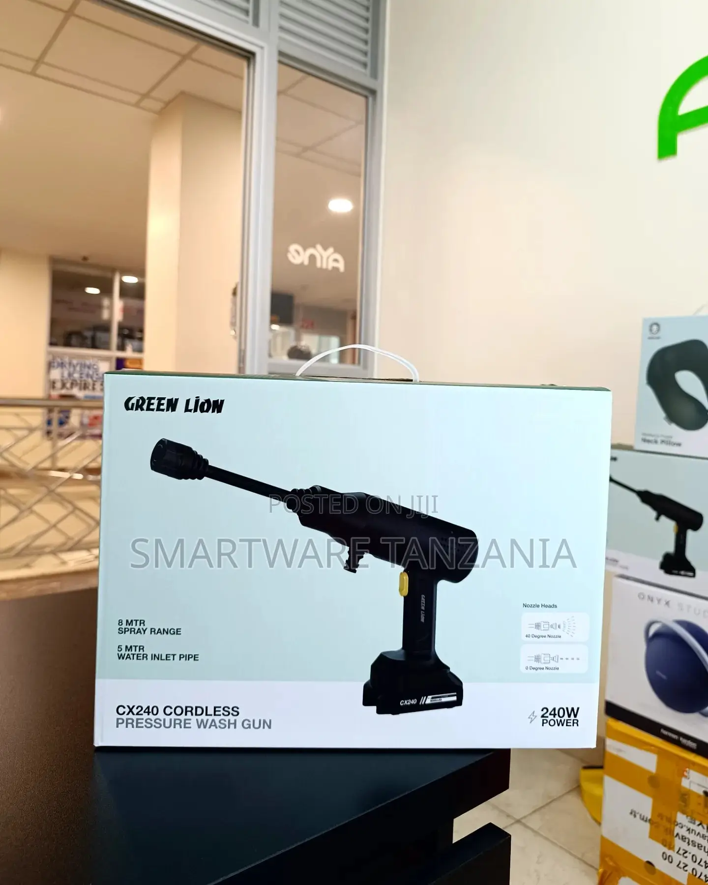 Green Lion Cx240 Cordless Pressure Wash Gun 240w 8m Spray Range in ...