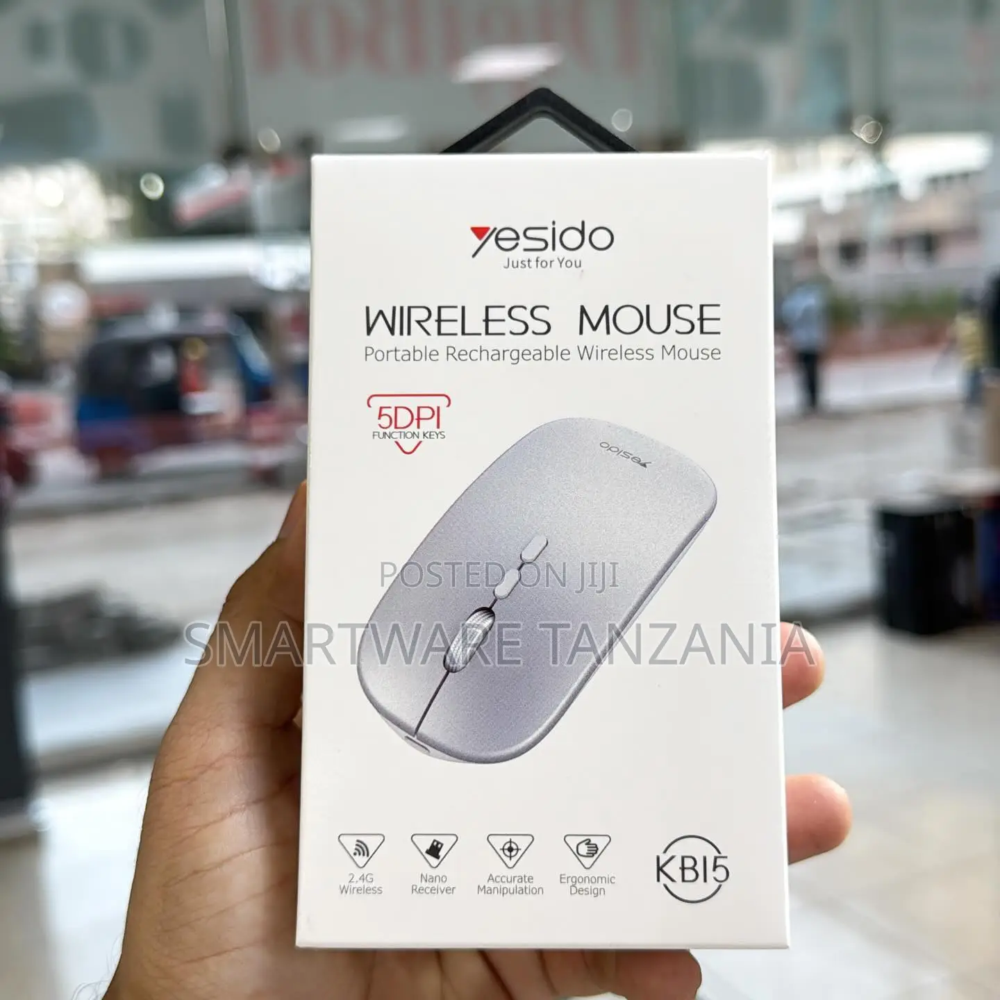 Yesido Kb15 Slim Rechargeable Wireless Mouse for All Devices in ...