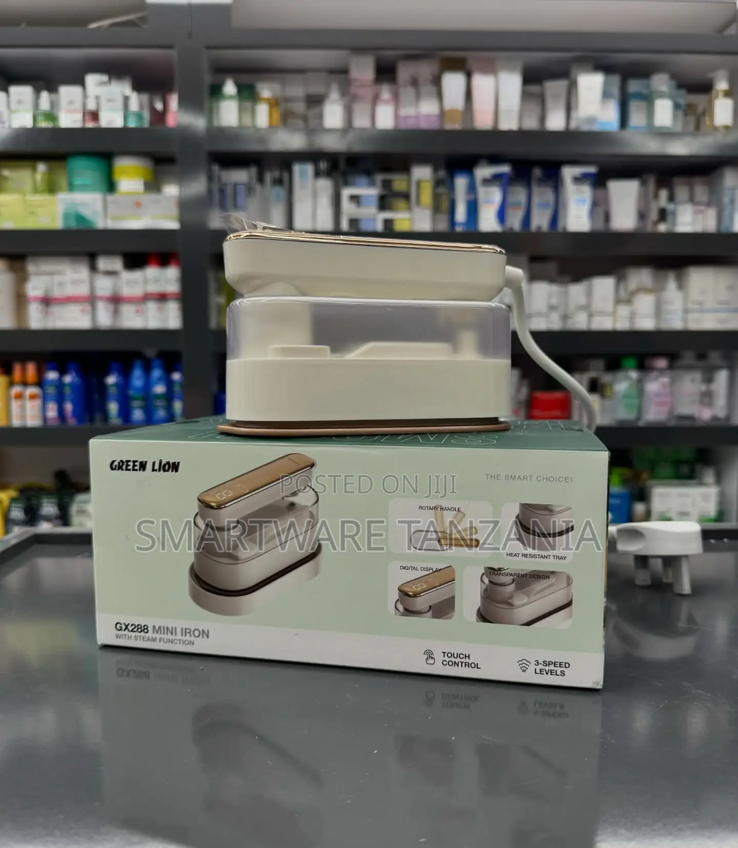 Green Lion Mini Travel Iron Gx288 Steam 3-Speed Touch Control in ...