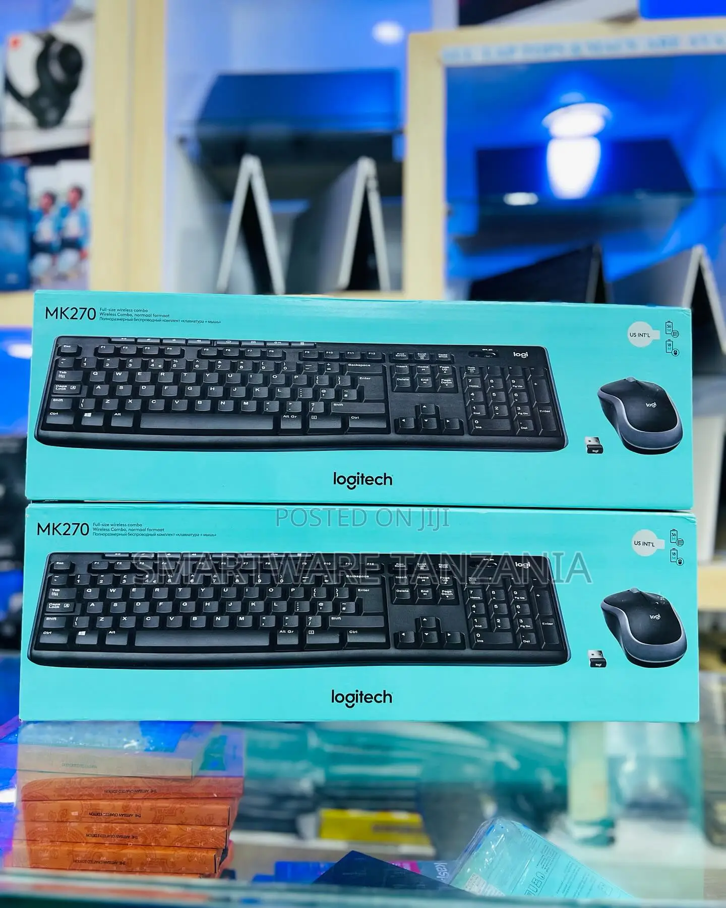 Logitech Mk270 Wireless Keyboard Mouse Combo – Full Size Layout in ...