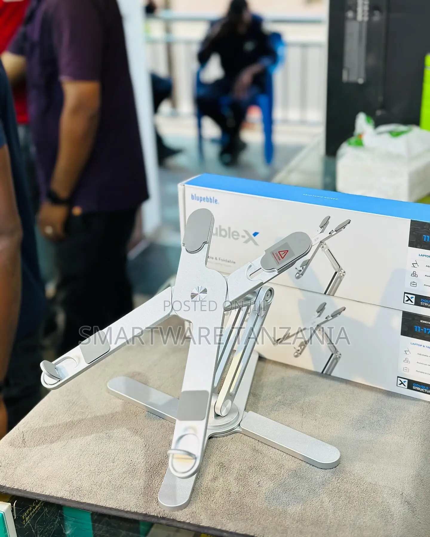 Blupebble Double-X Adjustable Foldable Laptop Stand 11-17 Inch in ...