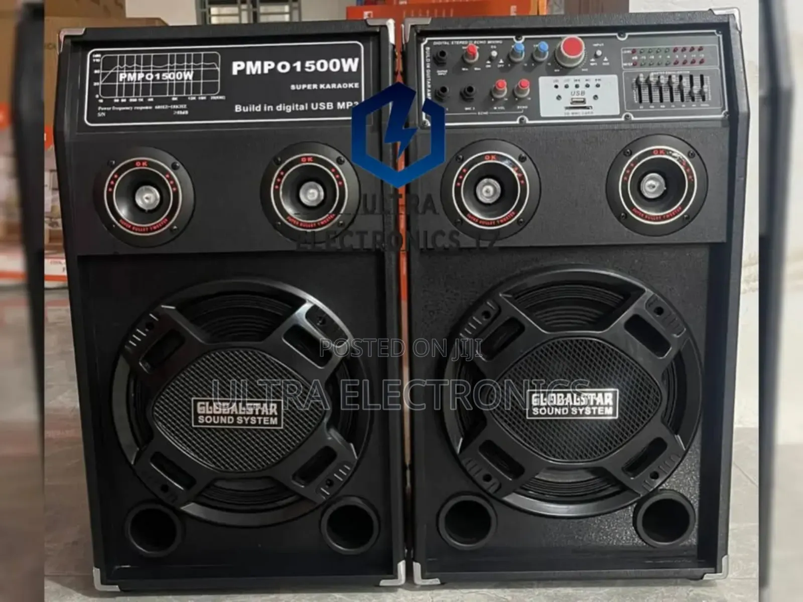 Global -Star Sound System Speaker Super With 2 Mic and Amplifier for ...