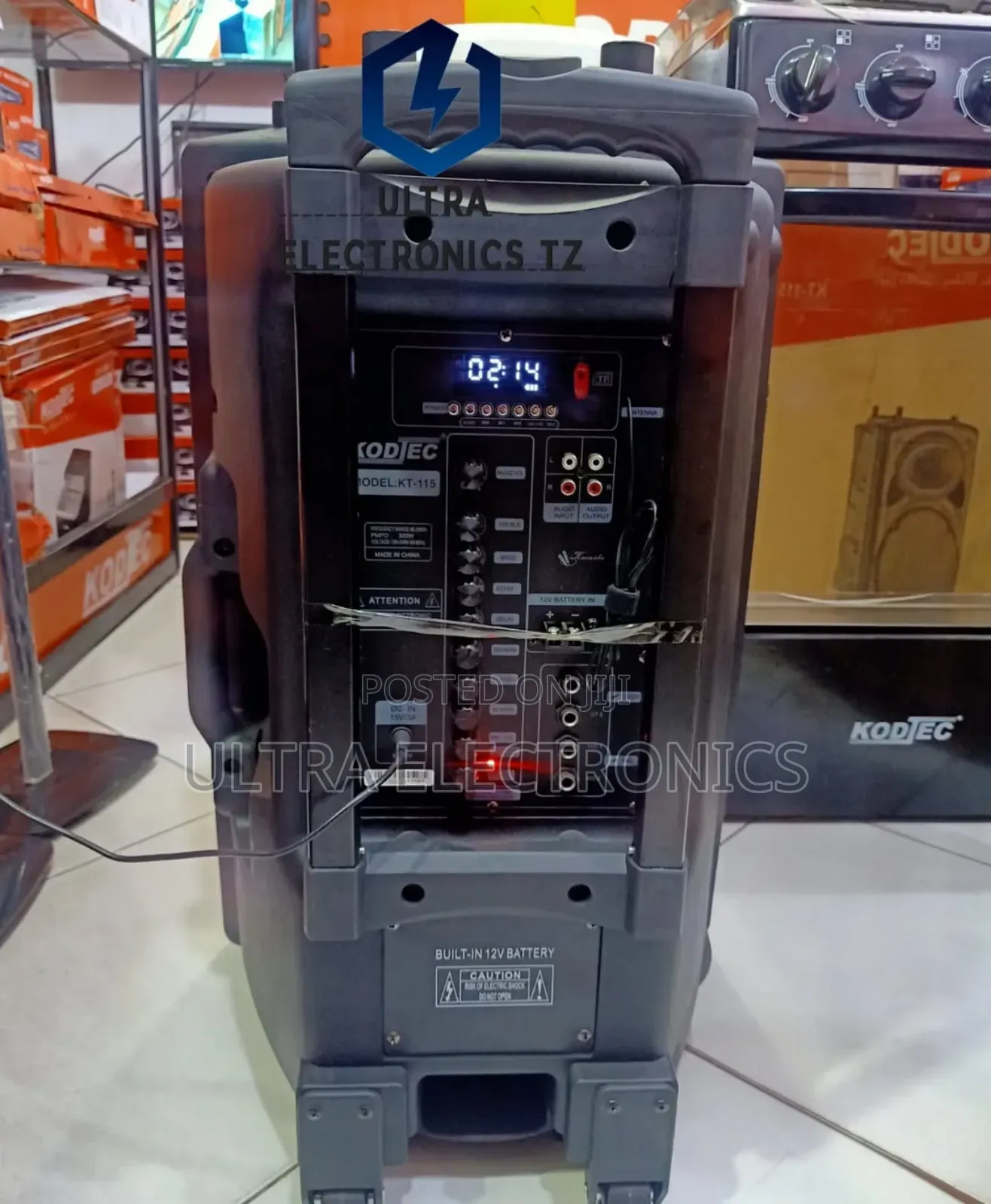 Kodtec Powerful Rechargeable Pa Speaker 15 " Inch With Wireless Mic in ...