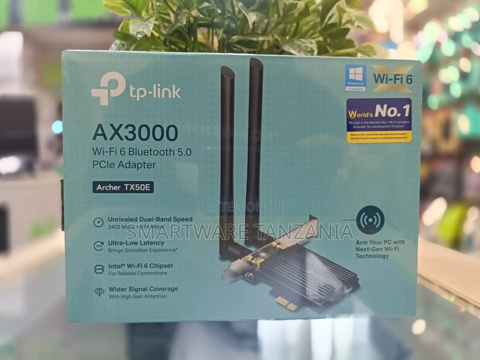 Tp-Link Archer Tx50e Ax3000 Wifi 6 Bluetooth 5.0 Pcie Adapter Card in ...