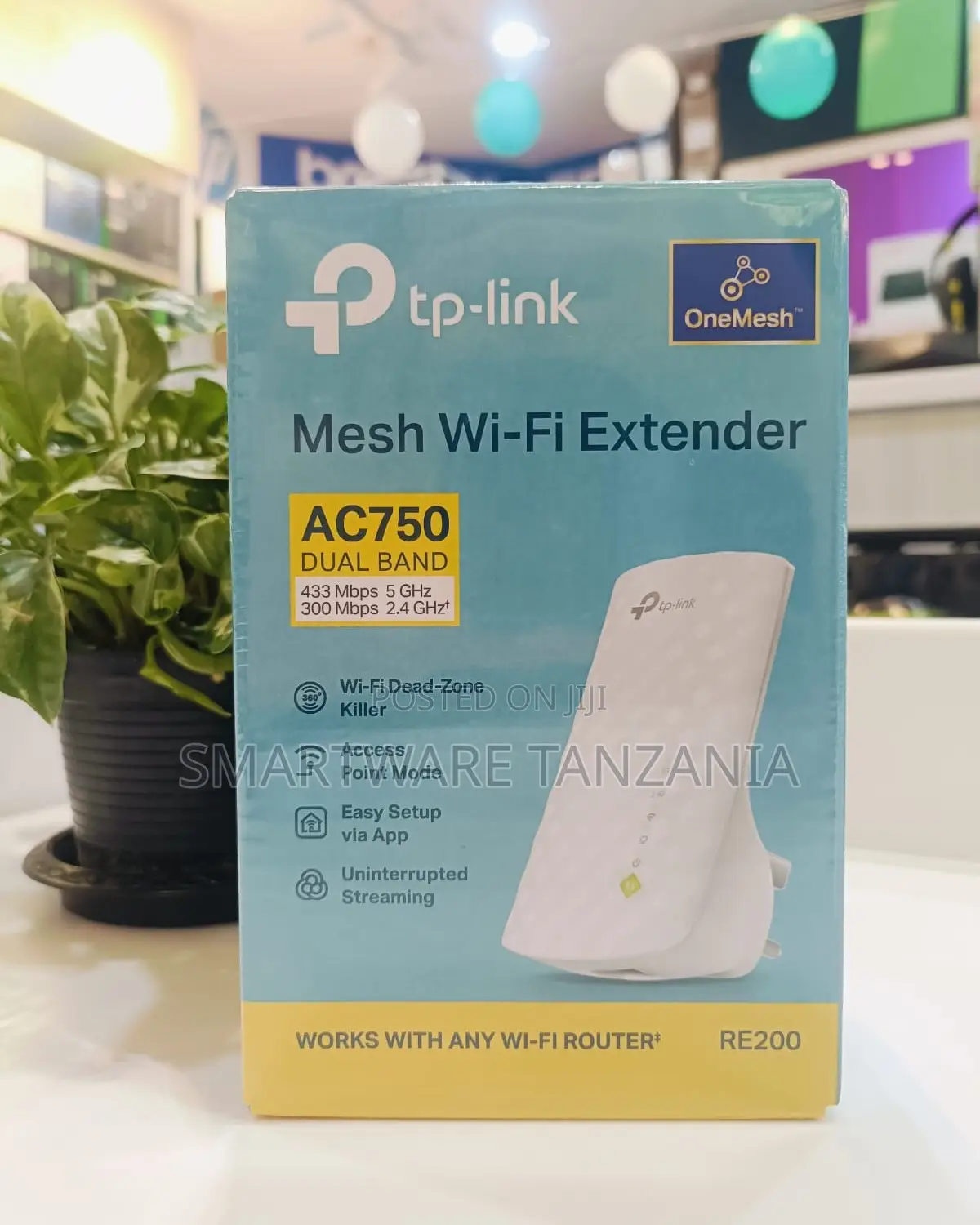 Tp-Link Re200 Ac750 Mesh Wifi Extender Onemesh Dual Band Booster in ...