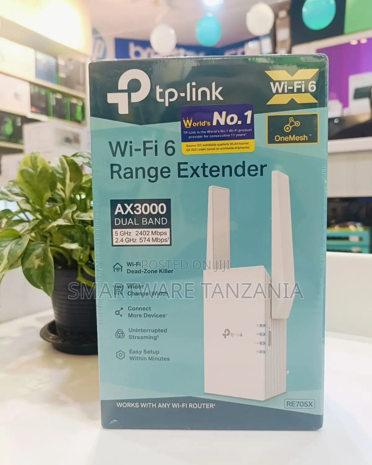 Tp-Link Re705x Ax3000 Wifi 6 Range Extender Onemesh Dual Band in ...