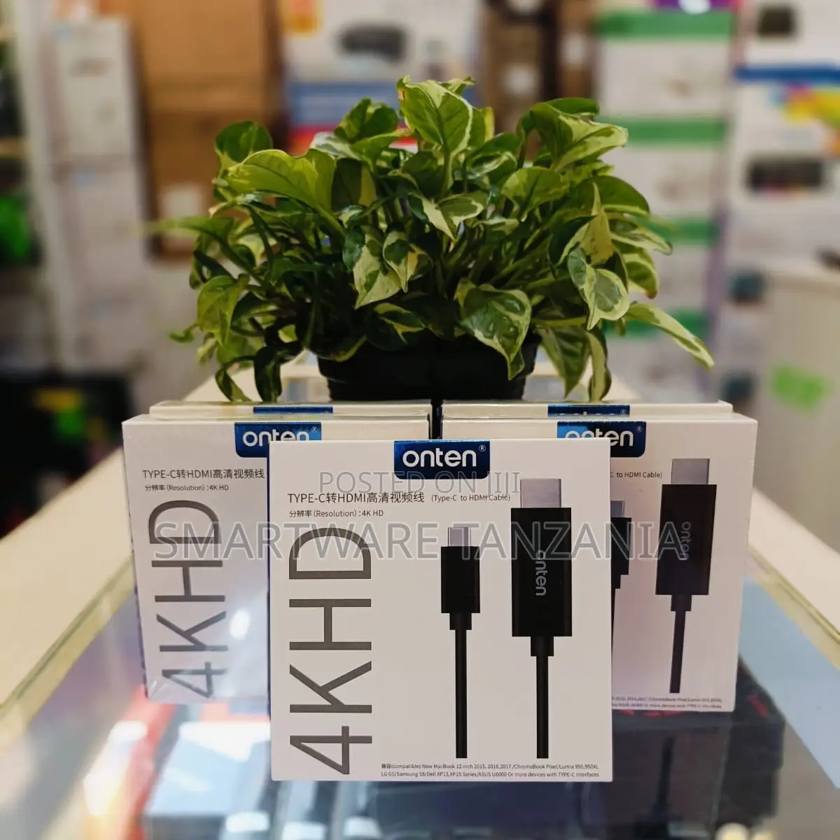 Onten Usb-C to Hdmi Cable 60hz Uhd Video Audio Sync Mac Windows in ...