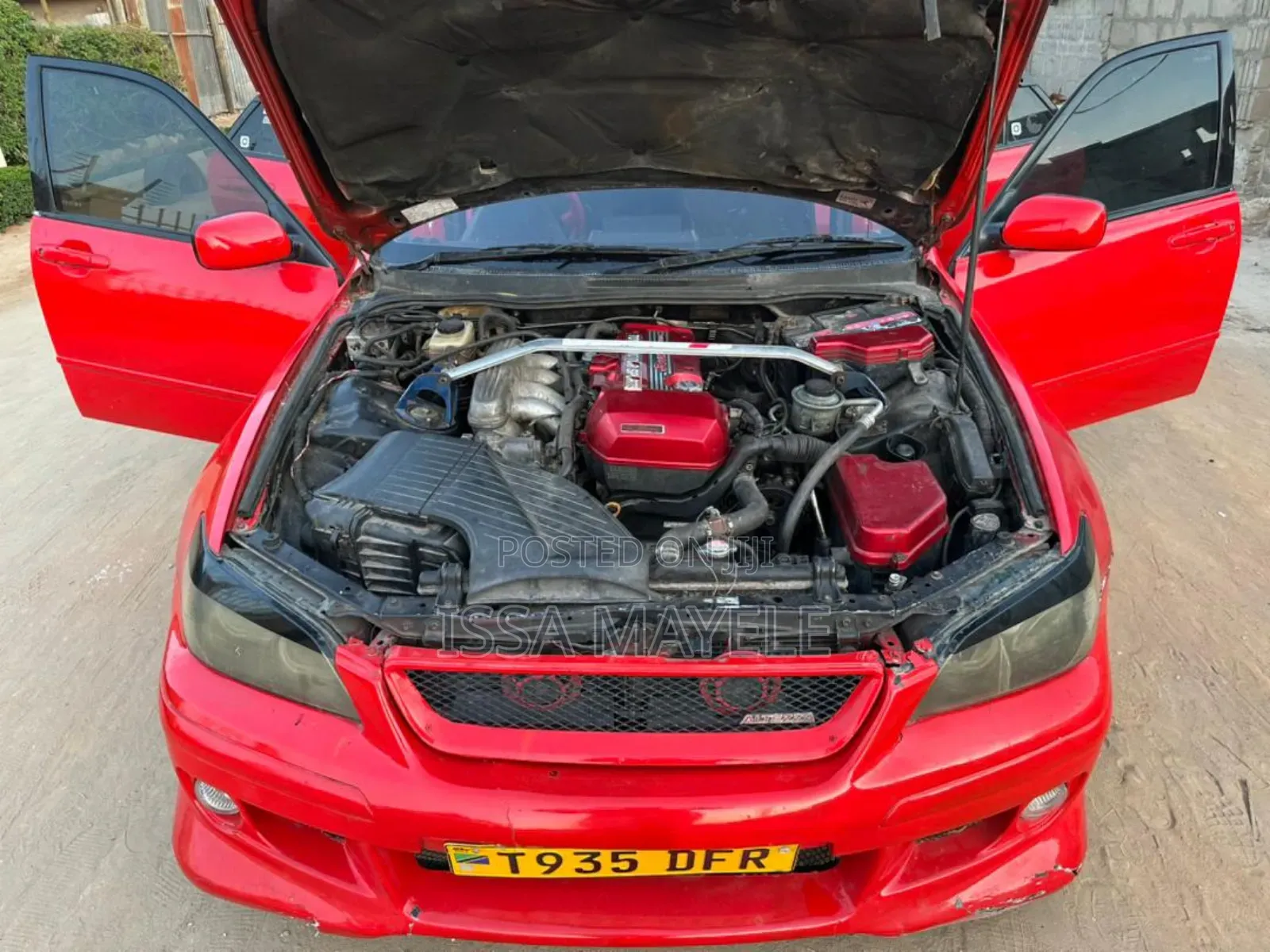 Toyota Altezza 2004 Red in Temeke - Cars, Mayele Dalali Proo | Jiji.co.tz