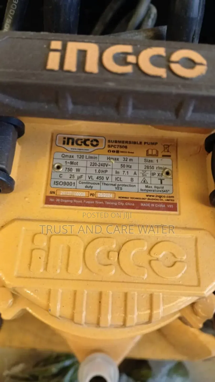 Incco Water Pump 1hp in Ilala - Plumbing & Water Systems, Trust And ...