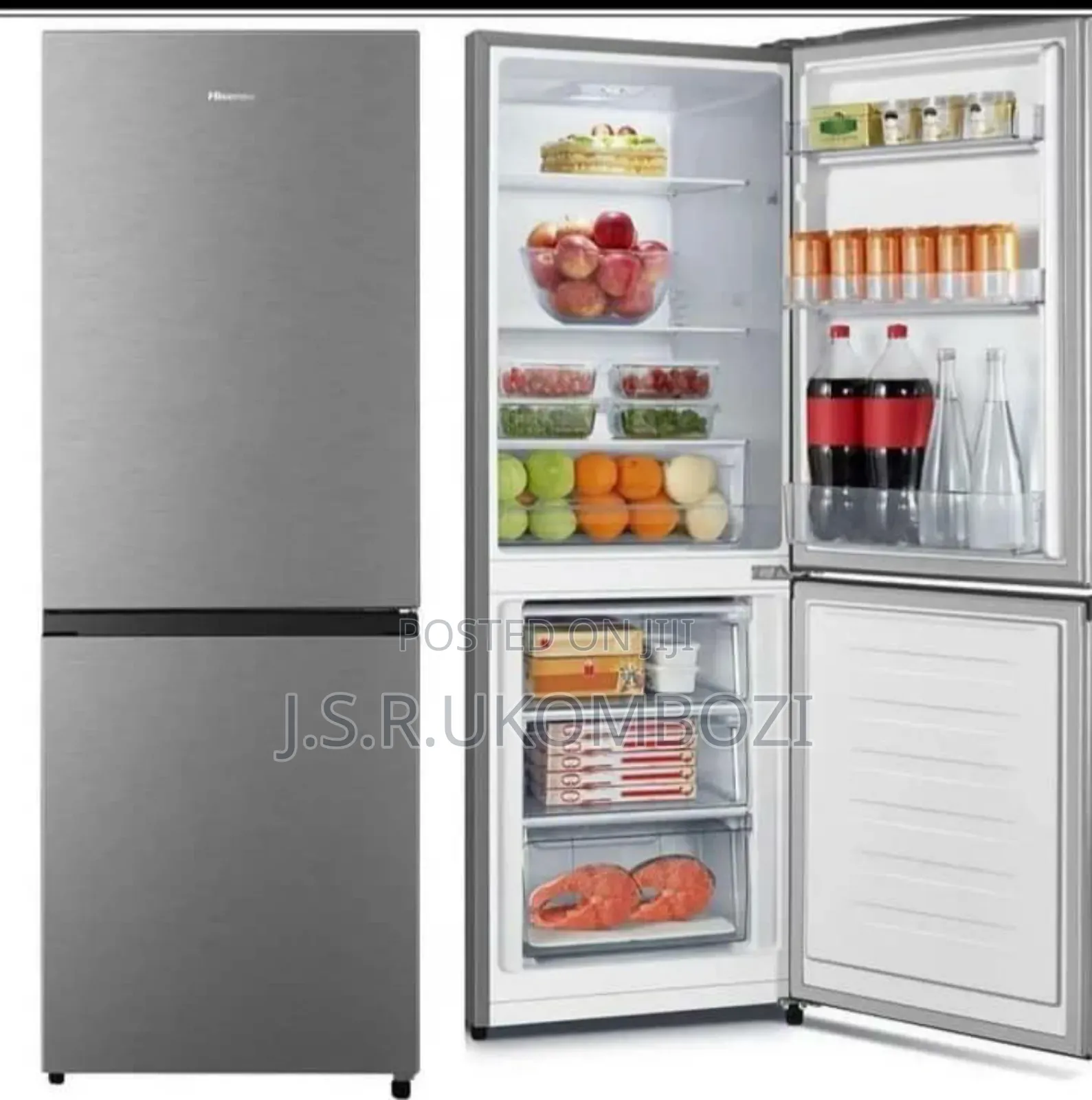 Hisense Double Door 263l Refrigerator Bottom Freezer - H370bit in Ilala ...