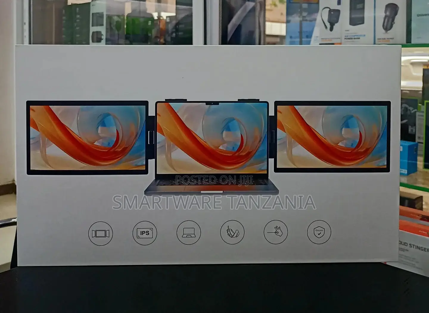 Portable Triple Screen Monitor Extender Ips Display Usb Plug Play in ...